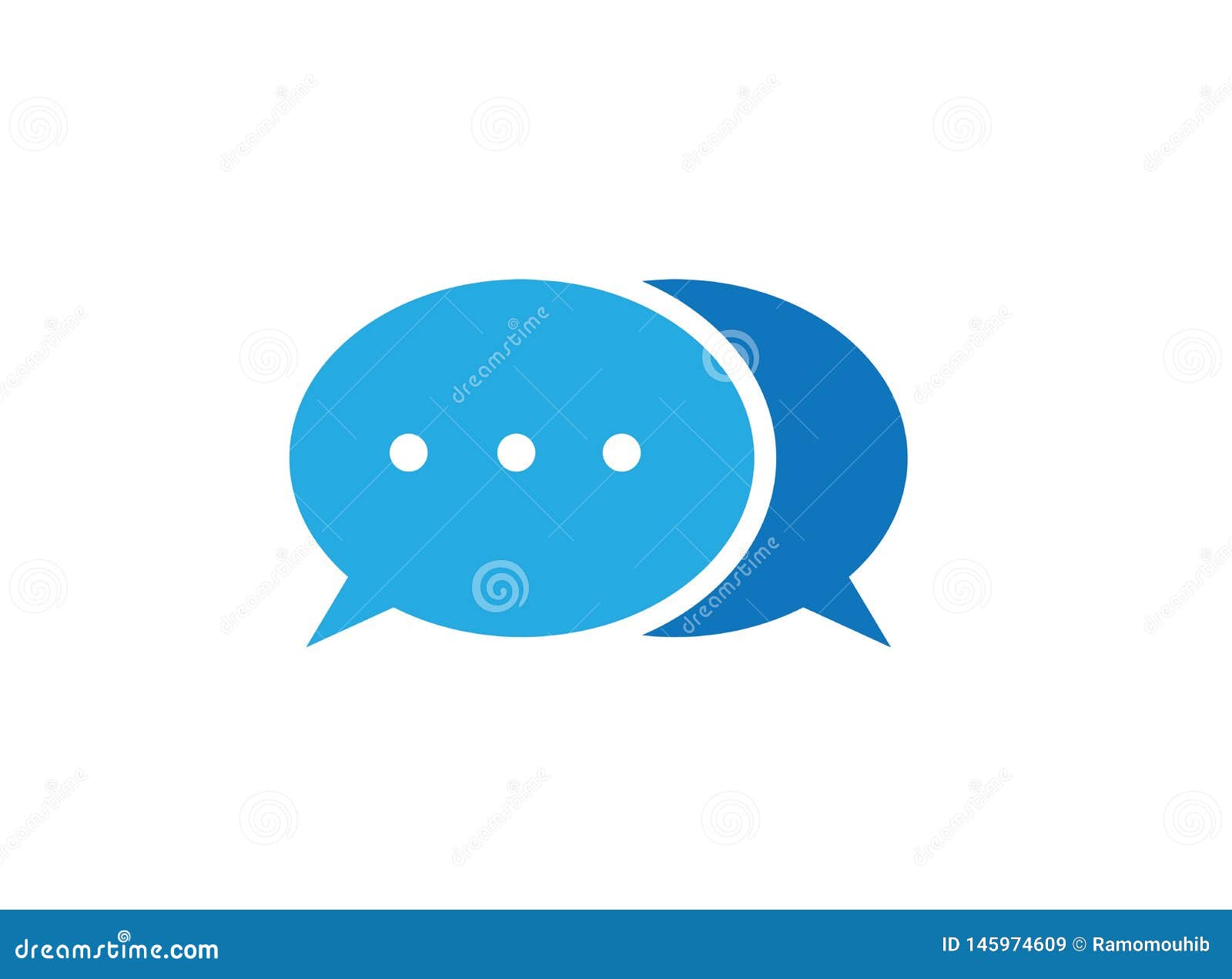 Chat Icon Communication Symbol and Customer Service for Logo Design ...