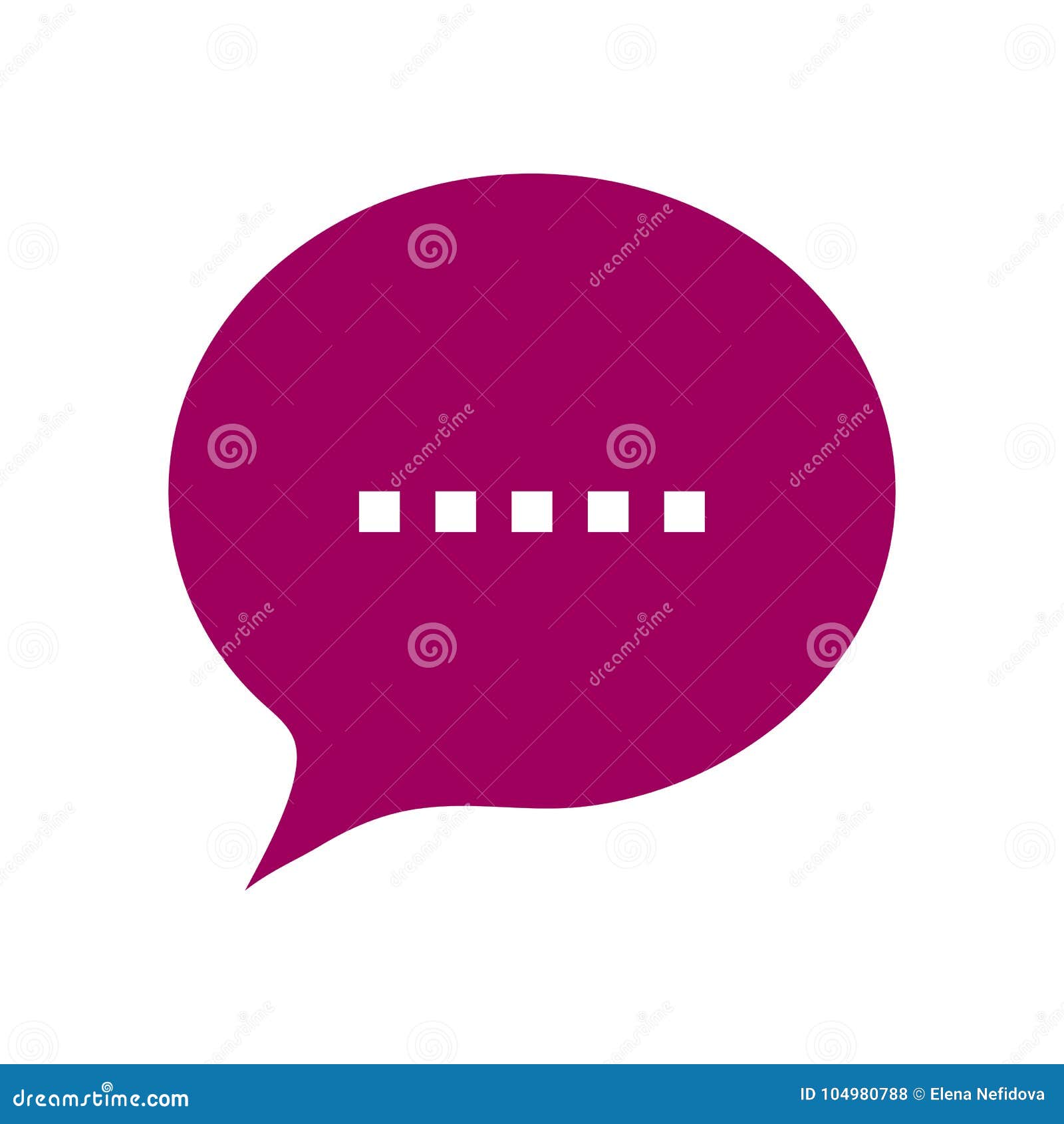 Chat icon. Dialog text stock vector. Illustration of communication ...