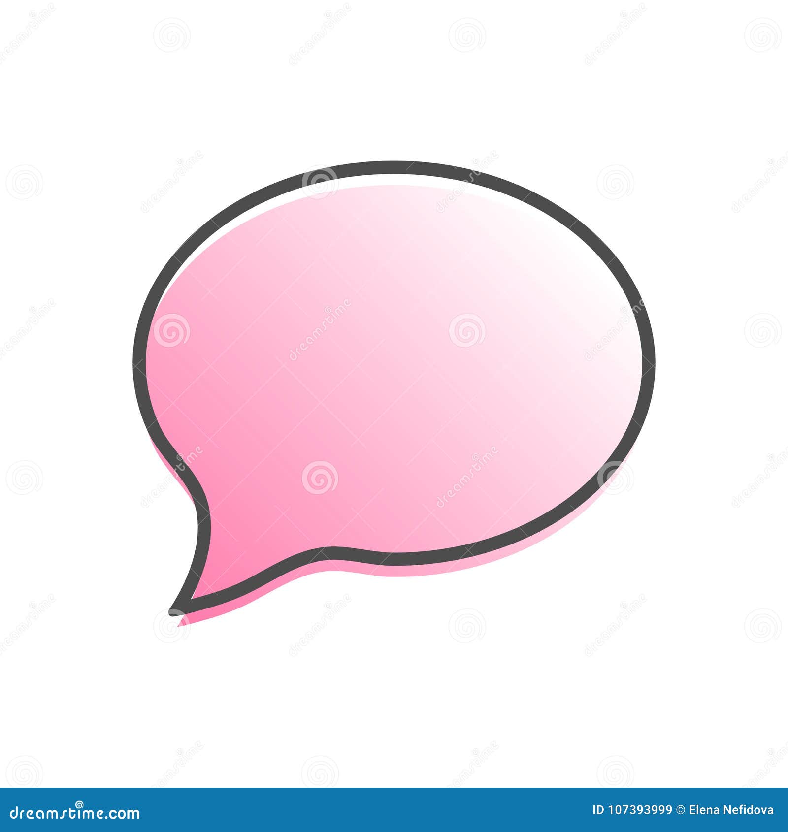 Chat icon. Dialog text stock vector. Illustration of blog - 107393999