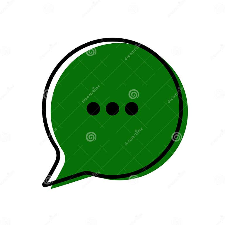 Chat icon. Dialog text stock vector. Illustration of isolated - 105727166