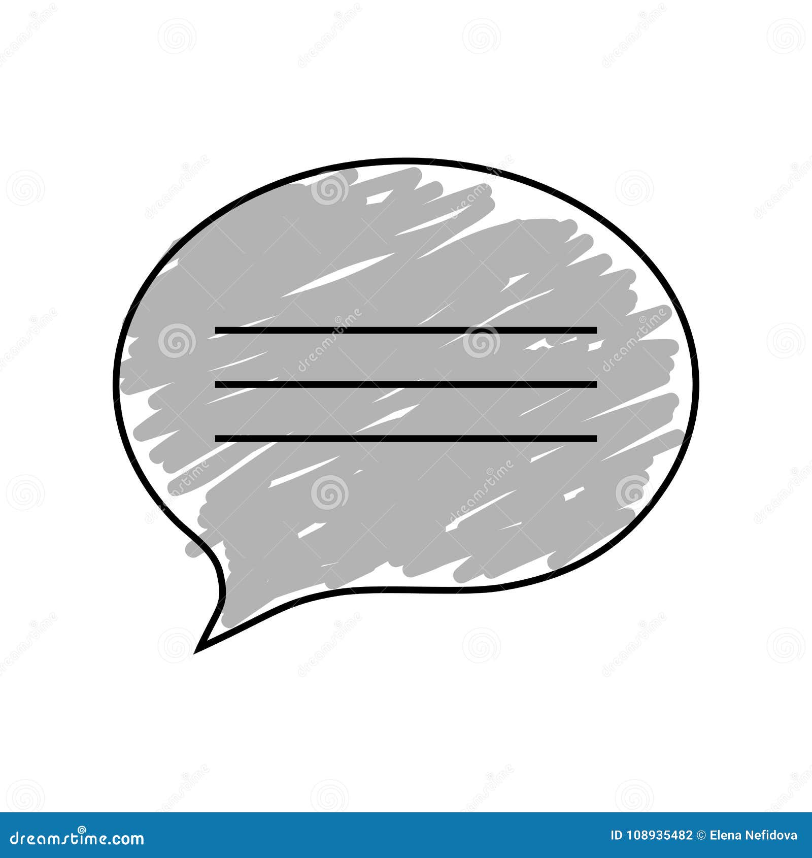 Chat icon. Dialog text stock vector. Illustration of internet - 108935482