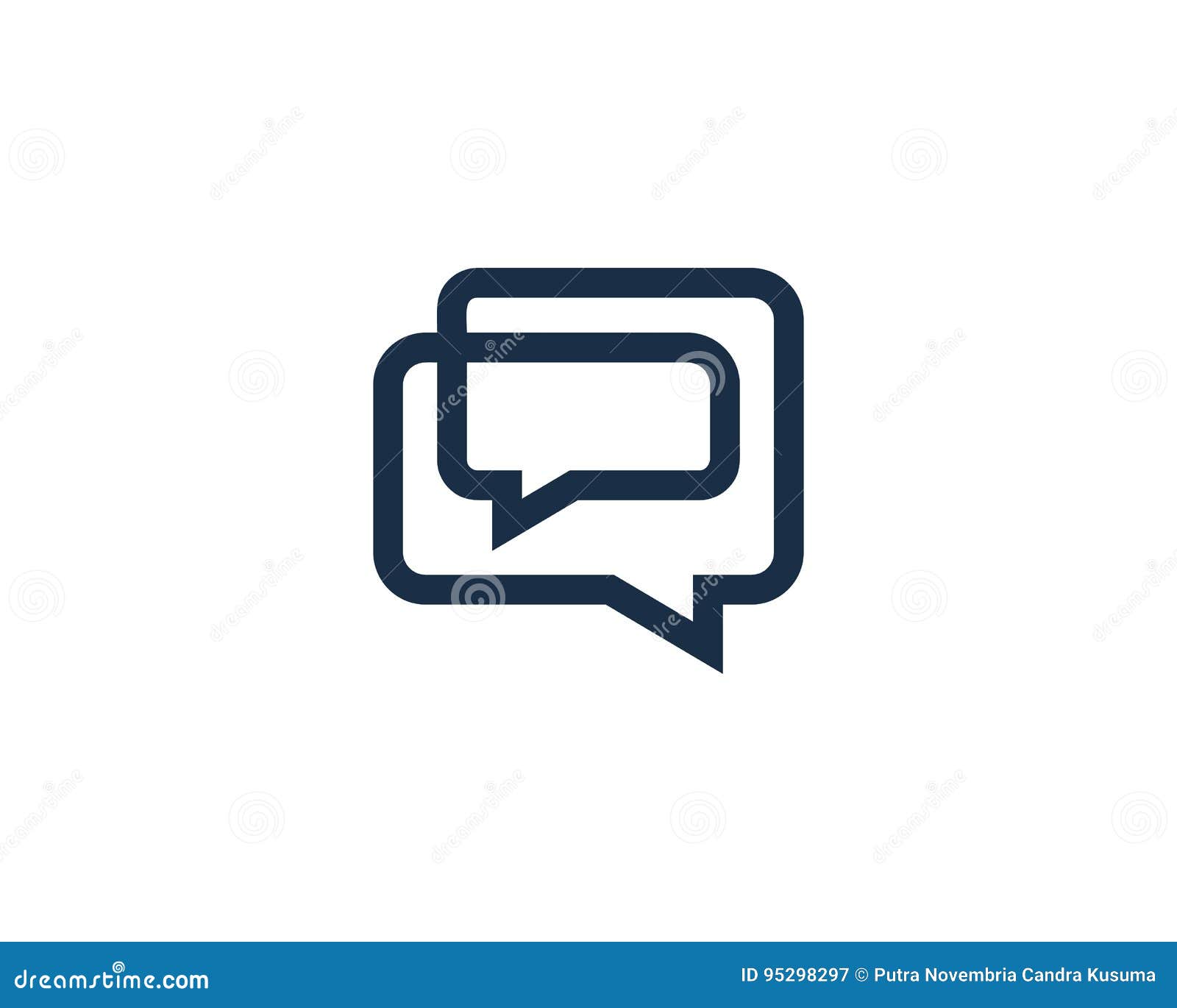 Chat Icon Logo Design Element Stock Vector - Illustration of icon ...