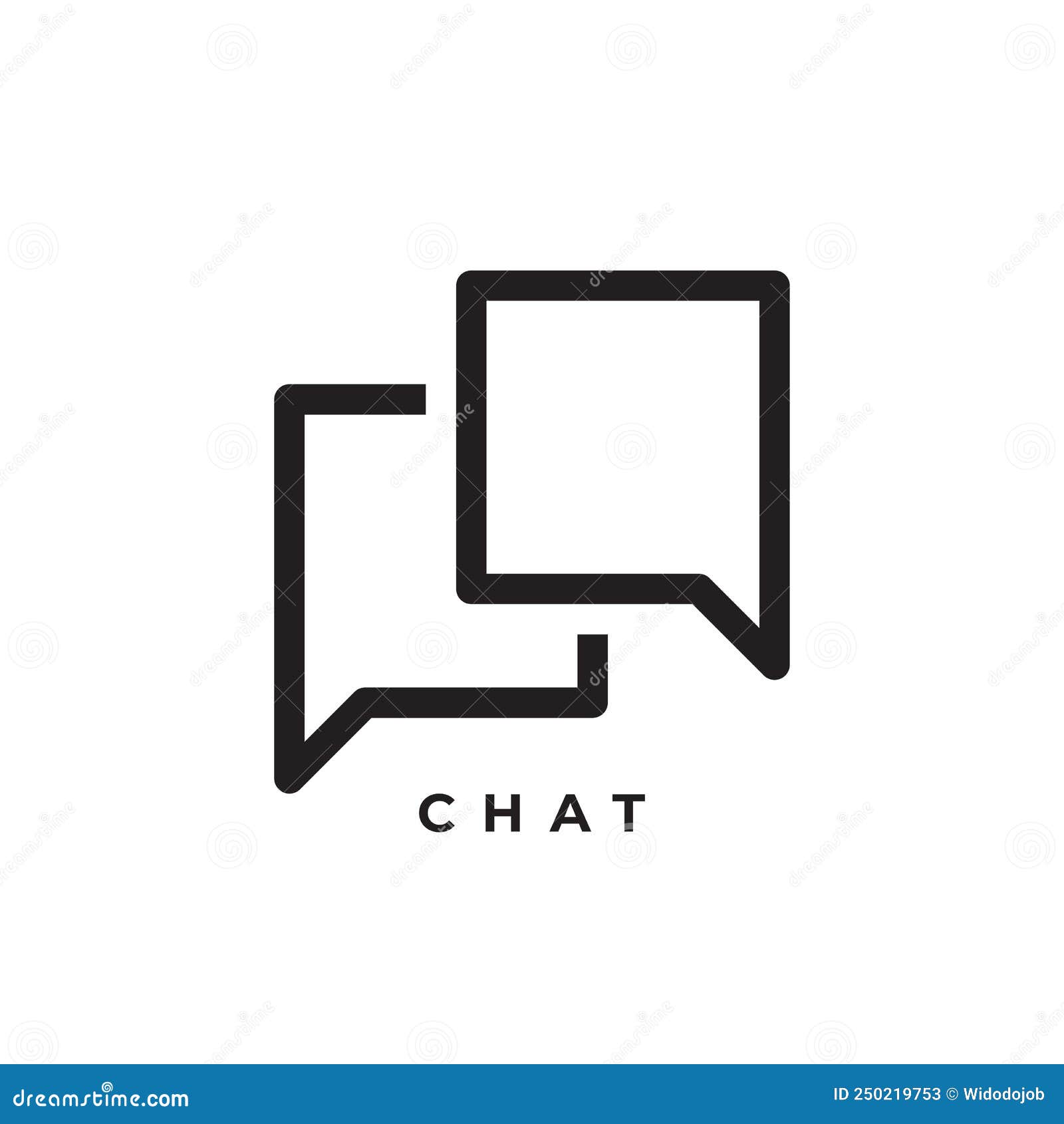 Chat Icon Logo Design Vector Stock Vector - Illustration of service ...