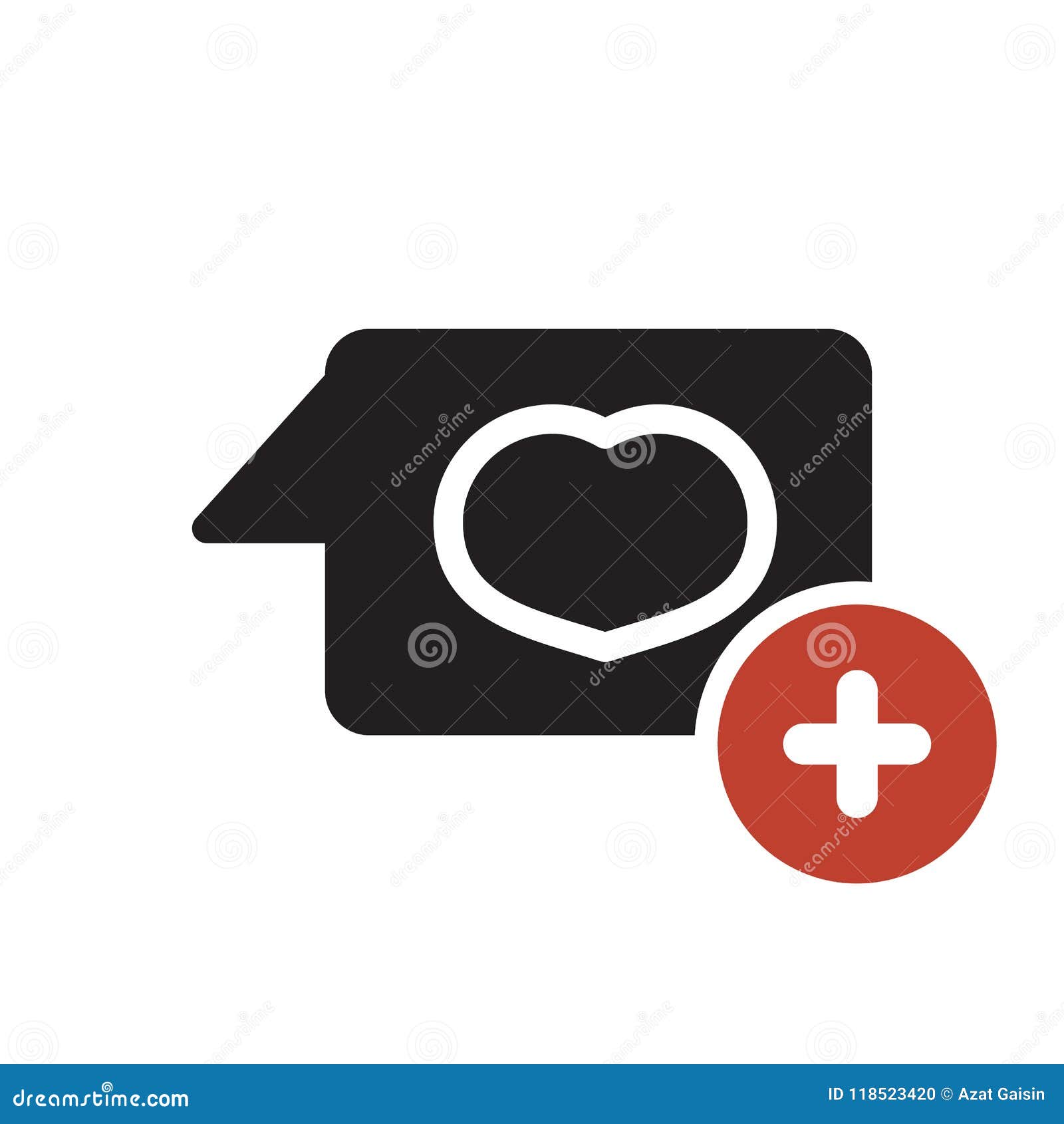 Chat Icon, Multimedia Icon with Add Sign. Chat Icon and New, Plus ...