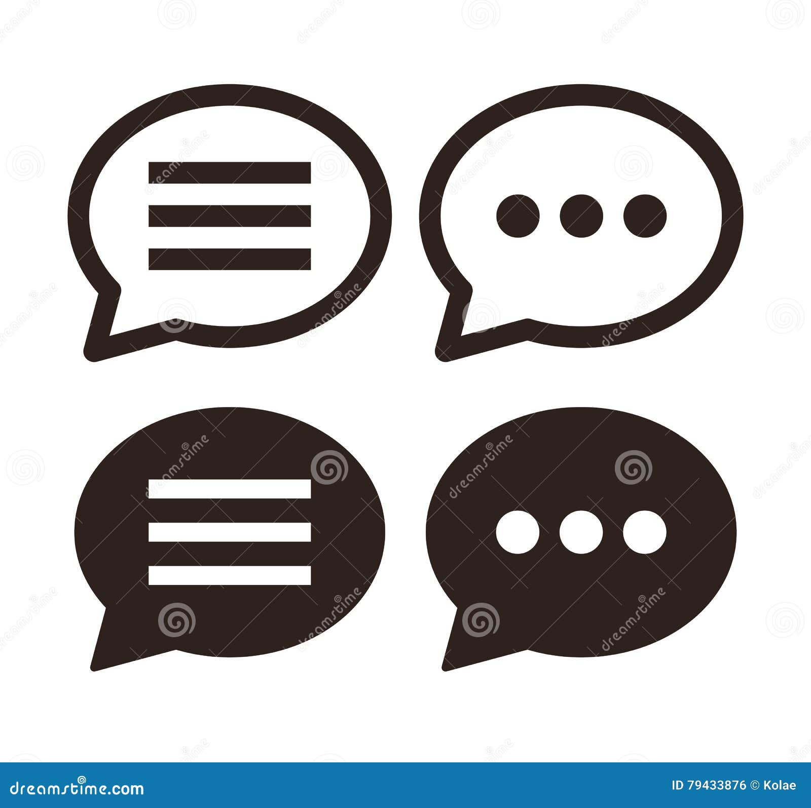 Chat Cartoon Vector | CartoonDealer.com #28317513