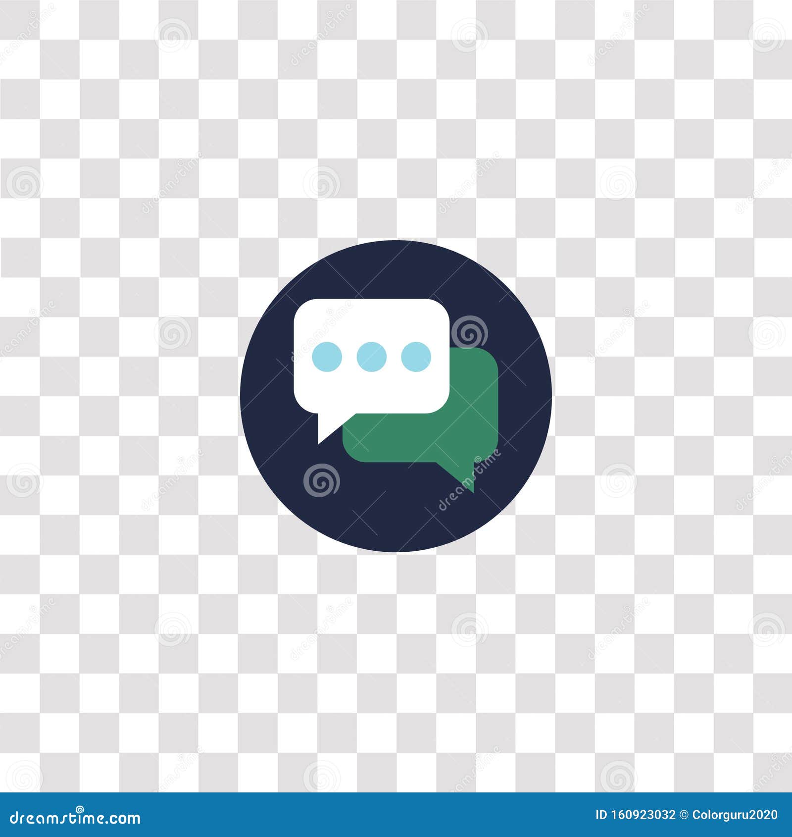 Chat Icon Sign and Symbol. Chat Color Icon for Website Design and ...