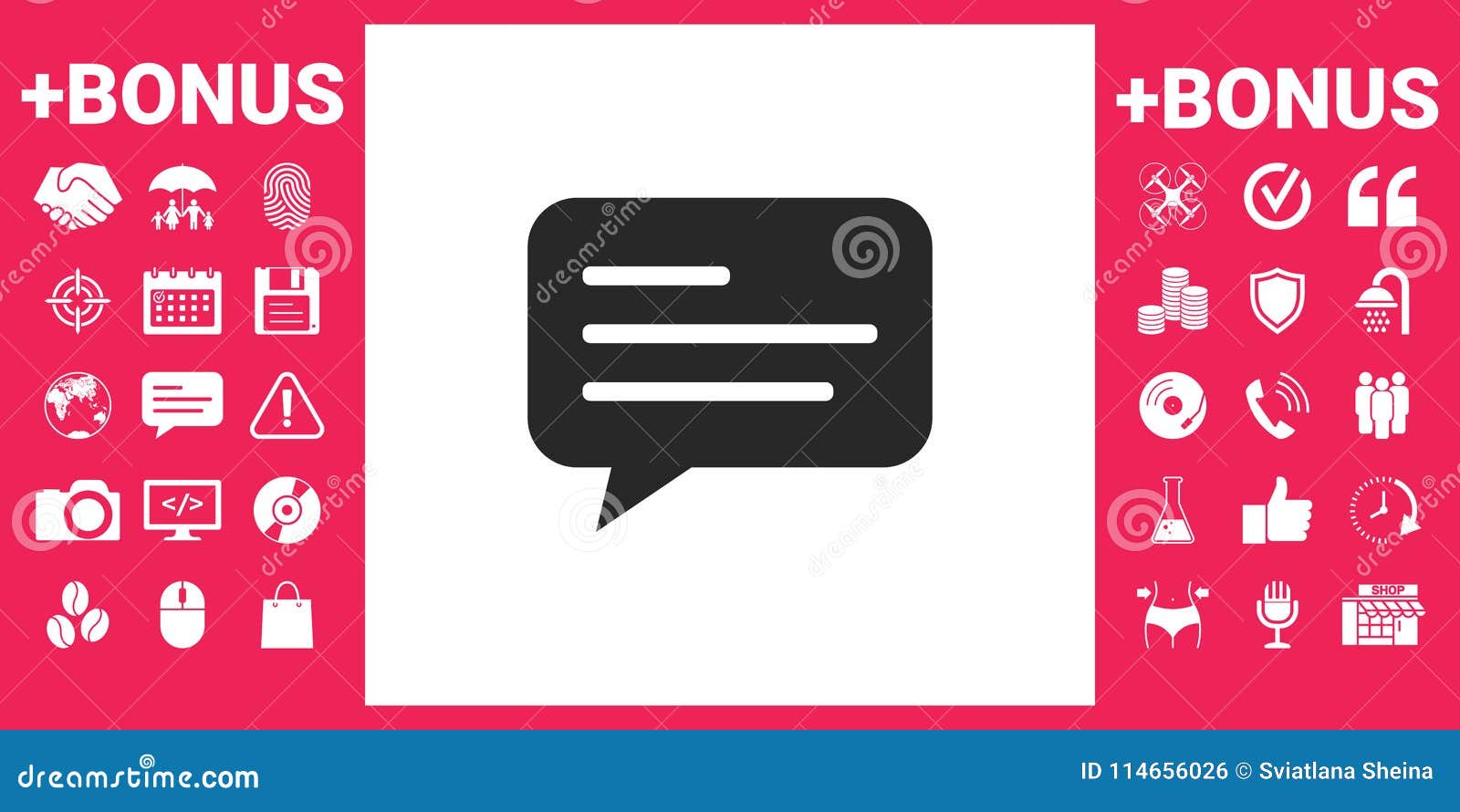 Chat Icon Sign with Text Symbol Stock Vector - Illustration of group ...