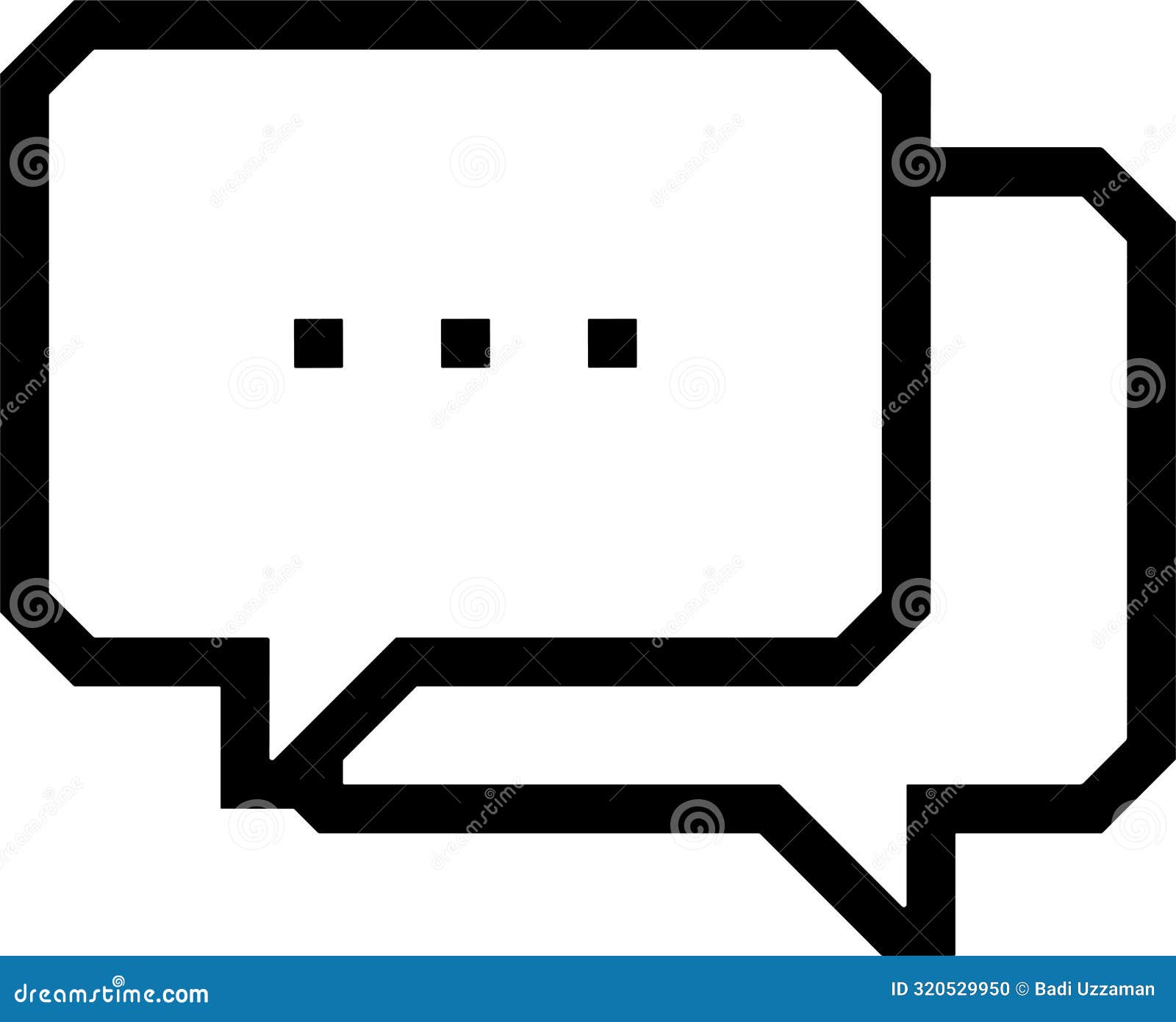 Chat Icon Symbol Vector Image Stock Vector - Illustration of symbol ...