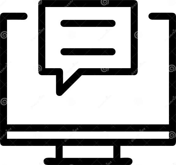 Chat Icon Symbol Vector Image Stock Vector - Illustration of chatting ...