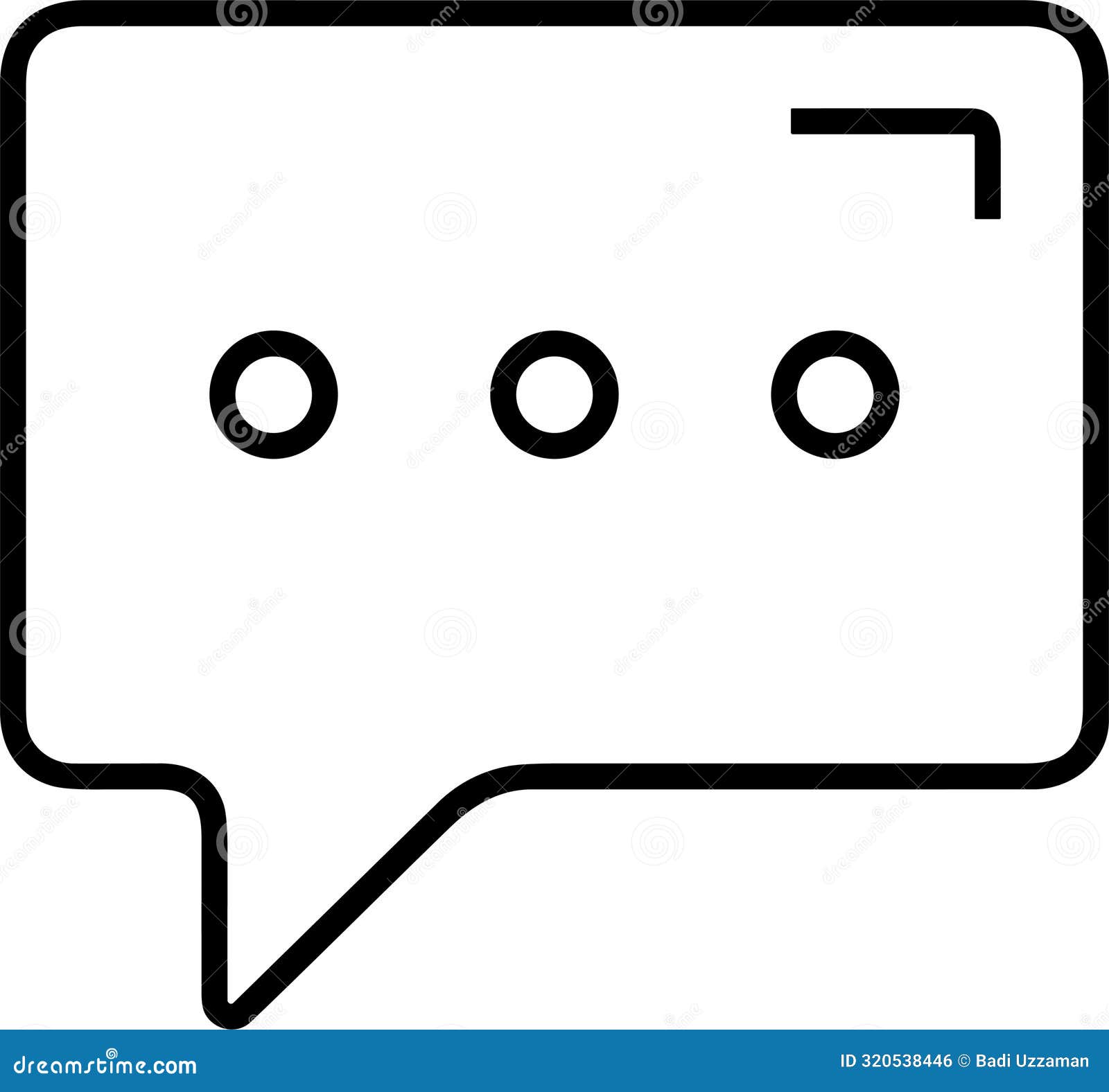 Chat Icon Symbol Vector Image Stock Vector - Illustration of speak ...