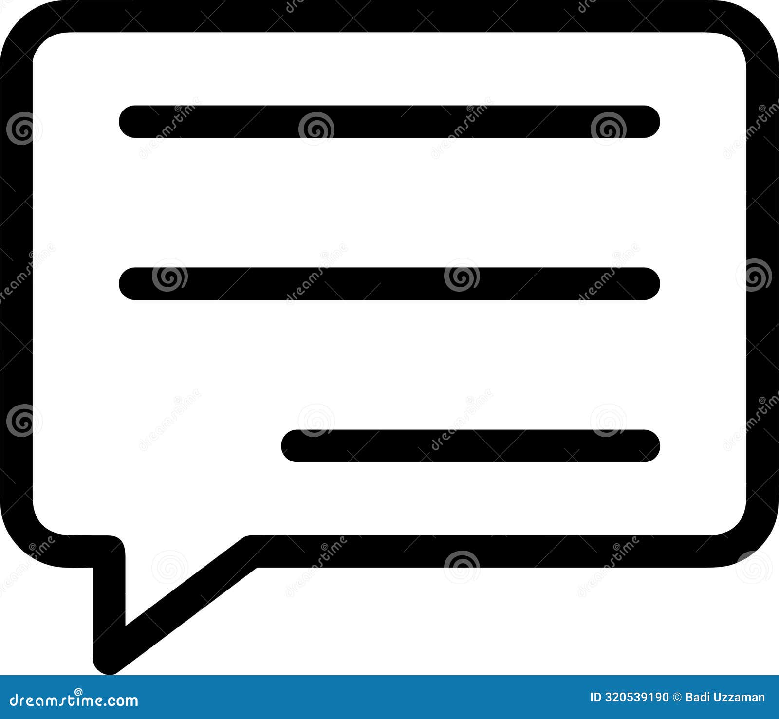 Chat Icon Symbol Vector Image Stock Vector - Illustration of pictogram ...