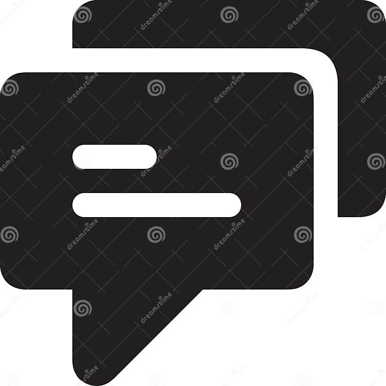 Chat Icon Symbol Vector Image Stock Vector - Illustration of icon ...