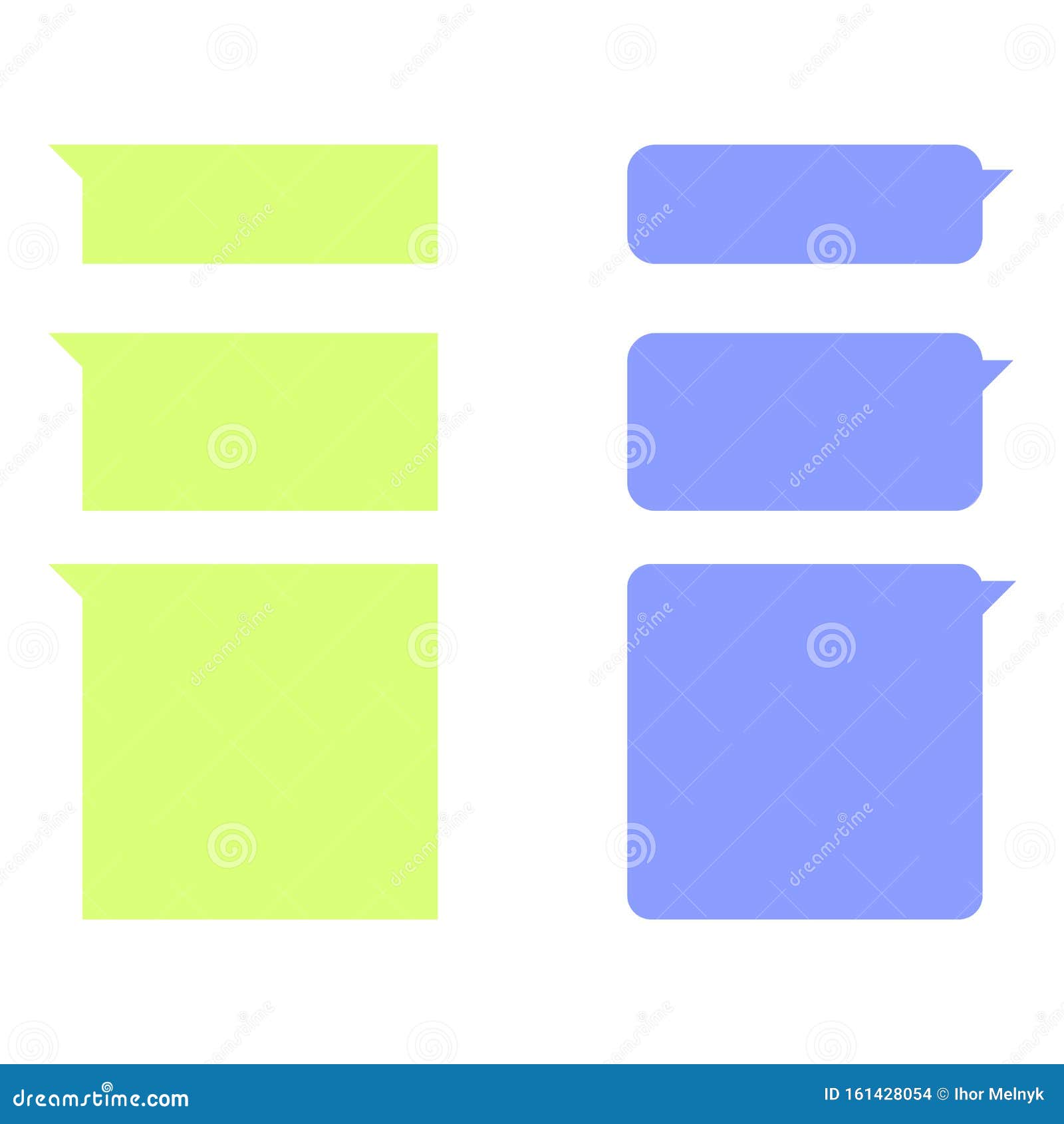 Chat Icon in Trendy Flat Style Stock Vector - Illustration of background, communication: 161428054