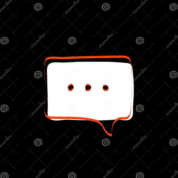 Chat icon. Dialog text stock vector. Illustration of communication ...