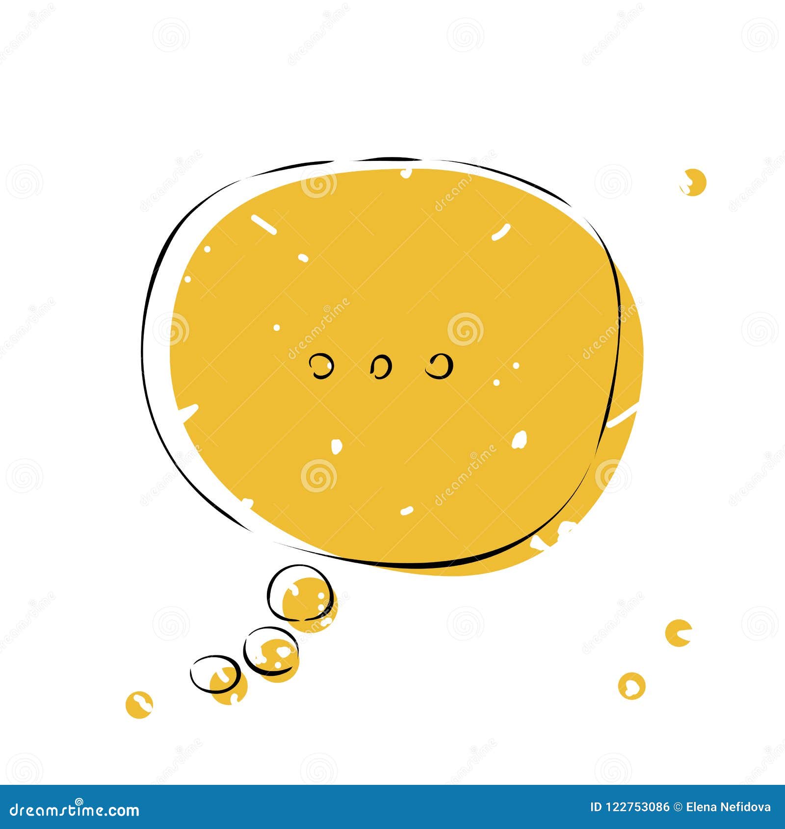 Chat icon. Dialog text stock vector. Illustration of hand - 122753086