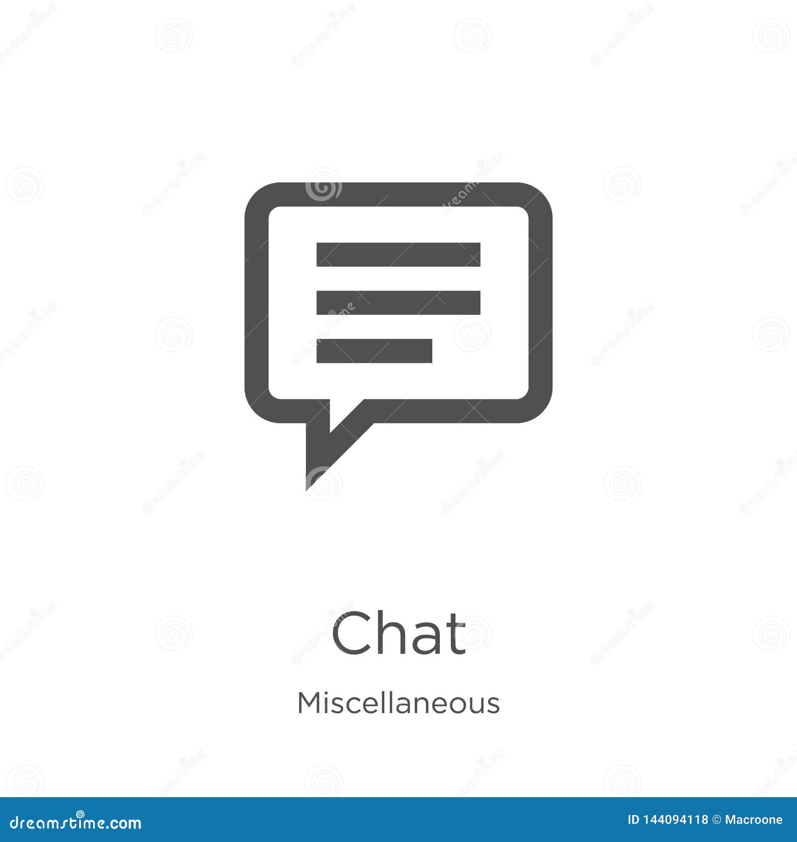 Chat Box Icon. Conversation Dialogue Bubble Speech Communication ...