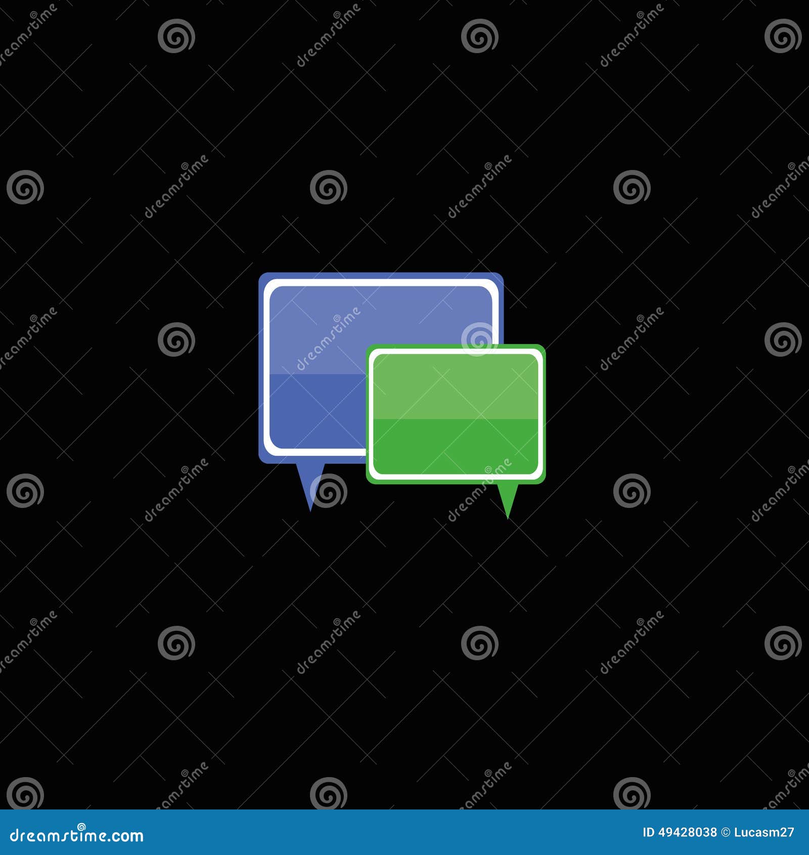 Chat icon, web button stock illustration. Illustration of internet ...