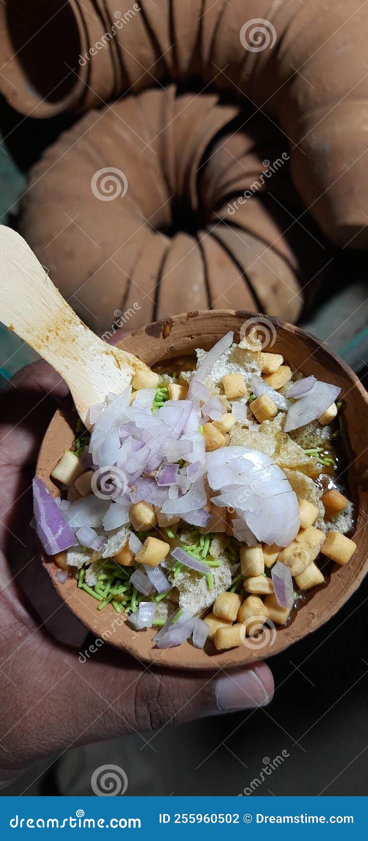 Chat -a Indian Delicious Streets Food Stock Photo - Image of streets ...