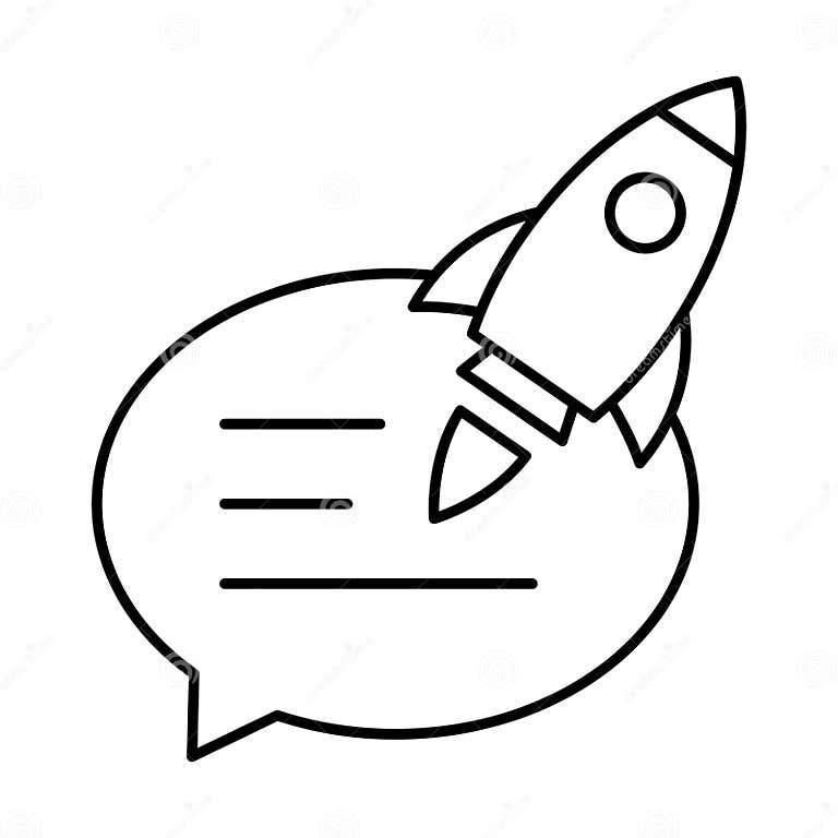 Chat Instant Message Vector Icon Which Can Easily Modify Stock Vector ...