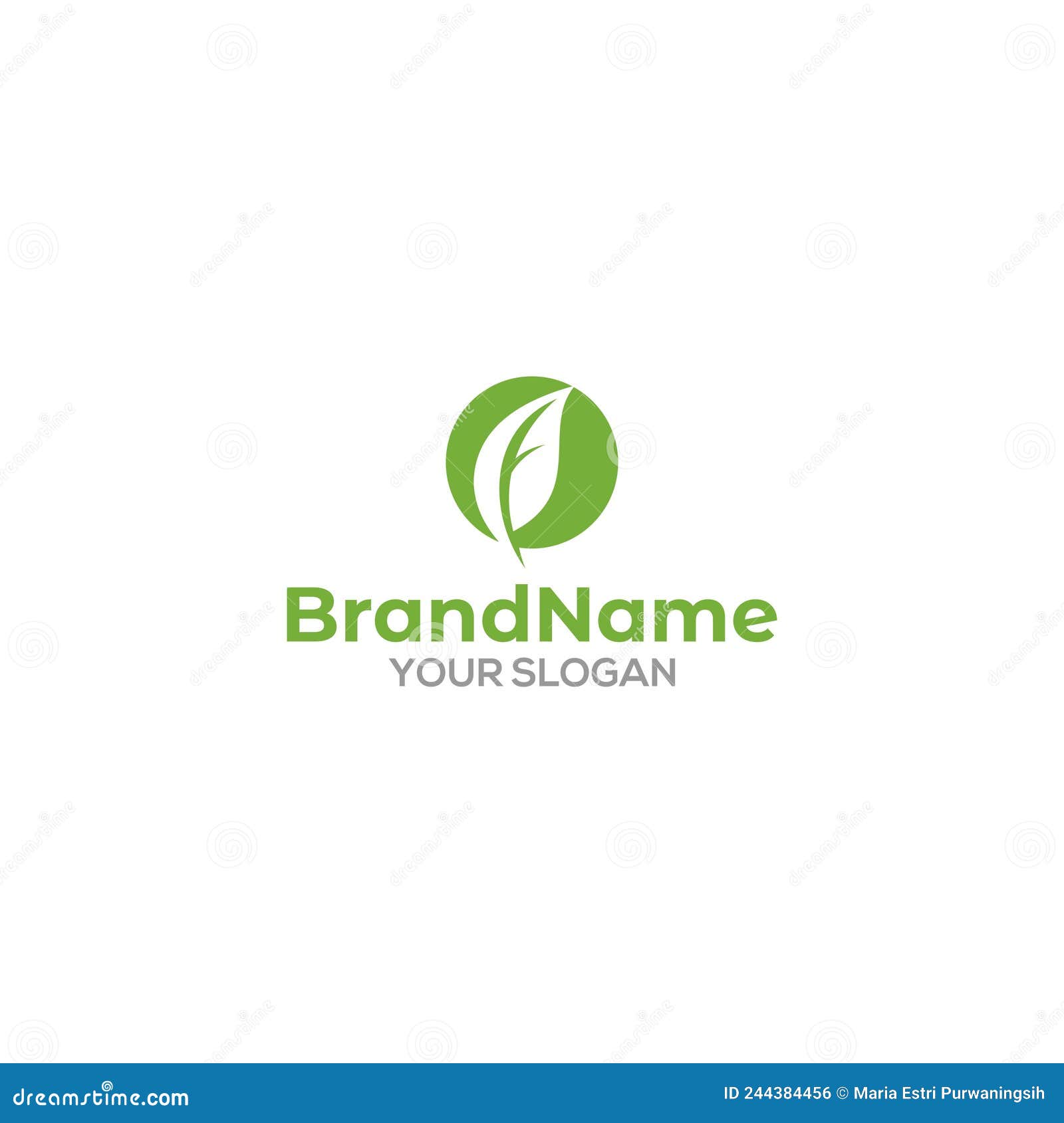 Chat Leaf Logo Design Vector Stock Vector - Illustration of dialog ...