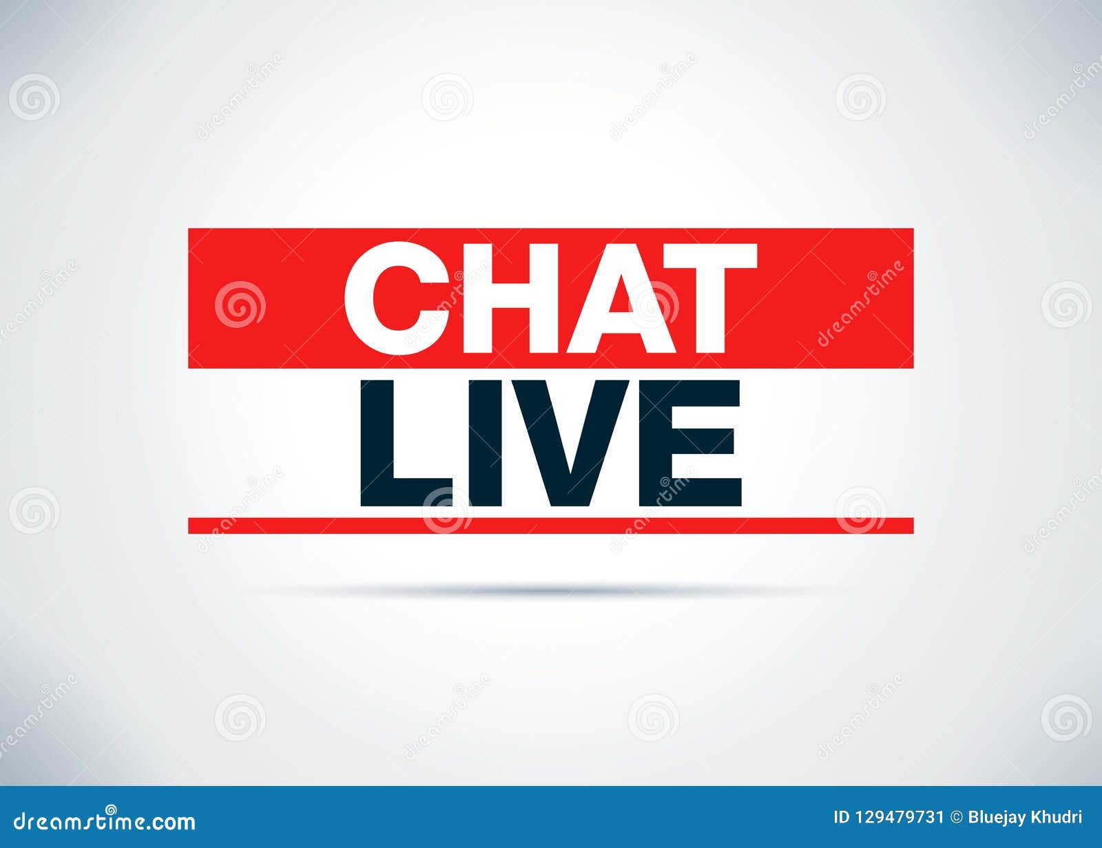 Chat Live Abstract Flat Background Design Illustration Stock ...