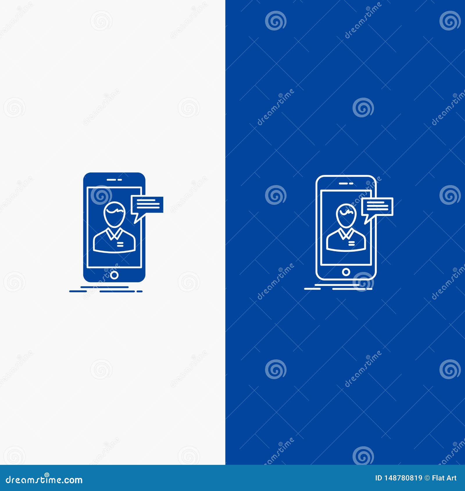 Chat, Live Chat, Meeting, Mobile, Online Conversation Line and Glyph ...