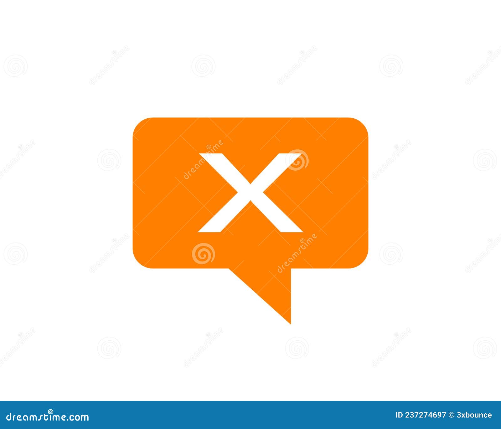 Chat Logo on X Letter Concept. Letter X Chat Logo. Letter X ...