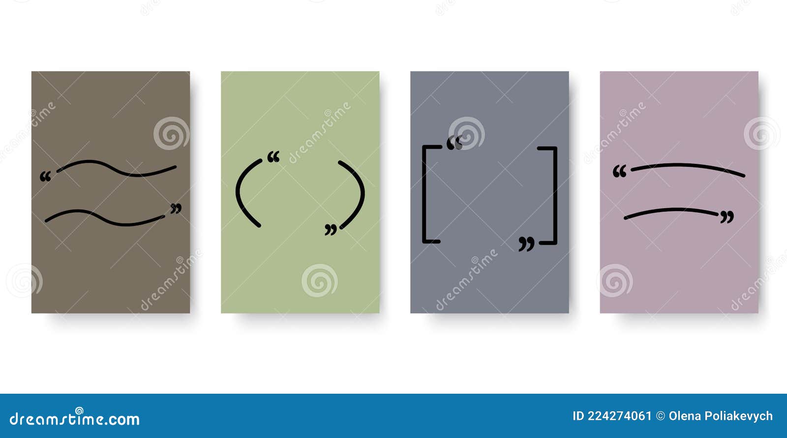 Chat Message Frame Banner. Quote Frame Template. Quotation Dialogue ...