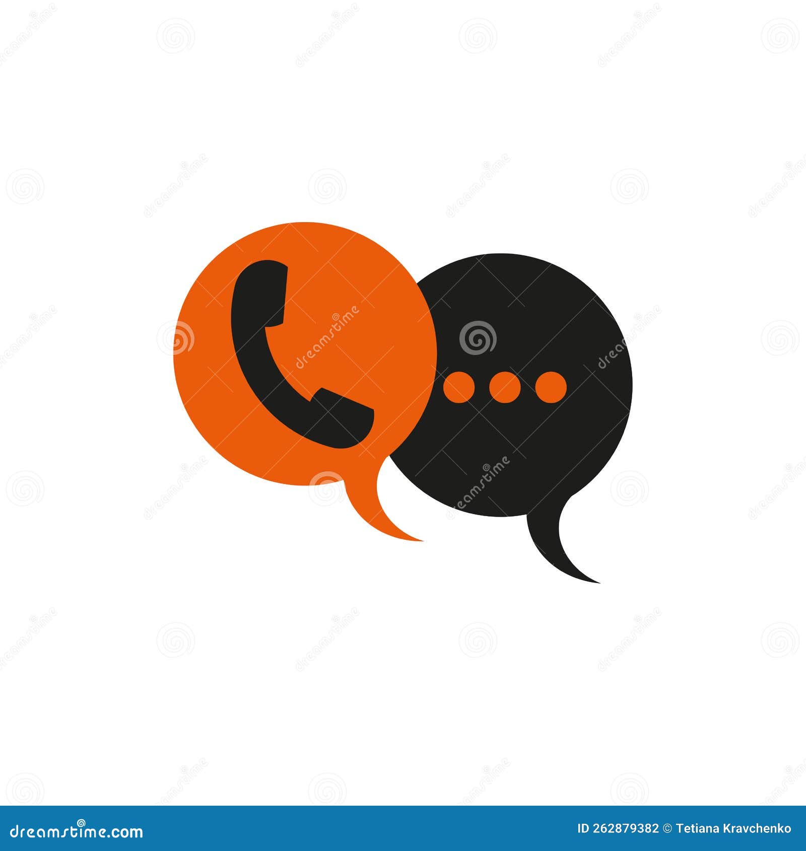 Chat Message Icon. Smart Device. Internet Communication. Call Symbol ...