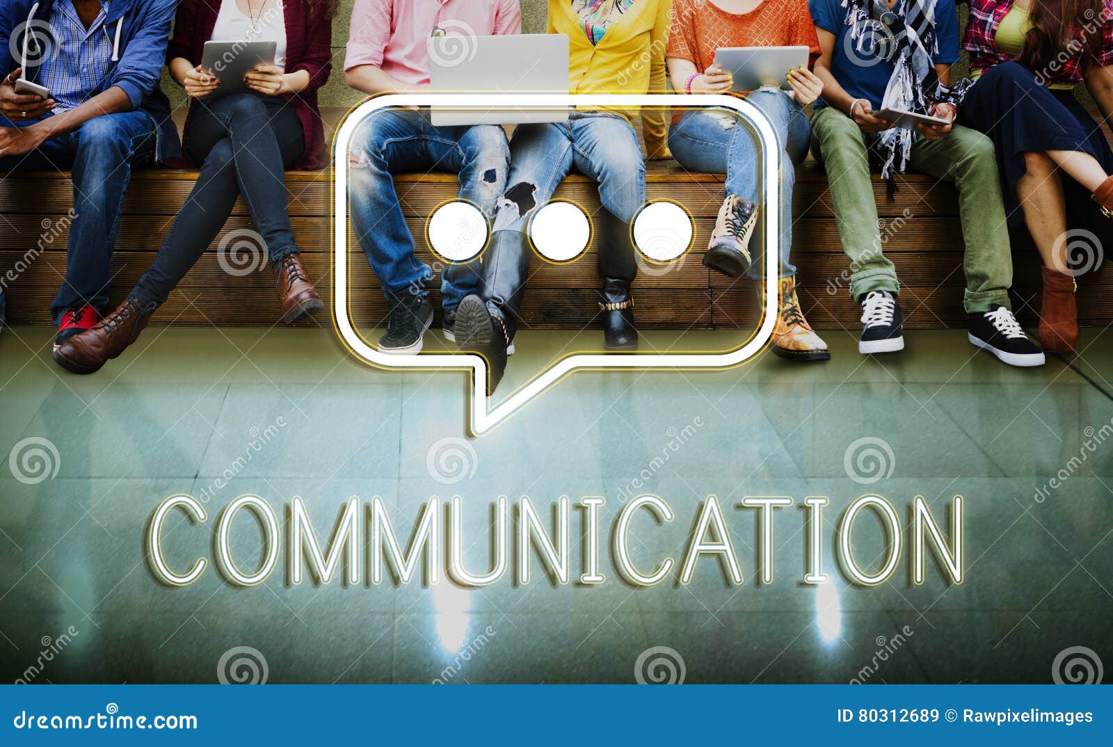 Chat Message Social Network Texting Graphic Concept Stock Image - Image ...