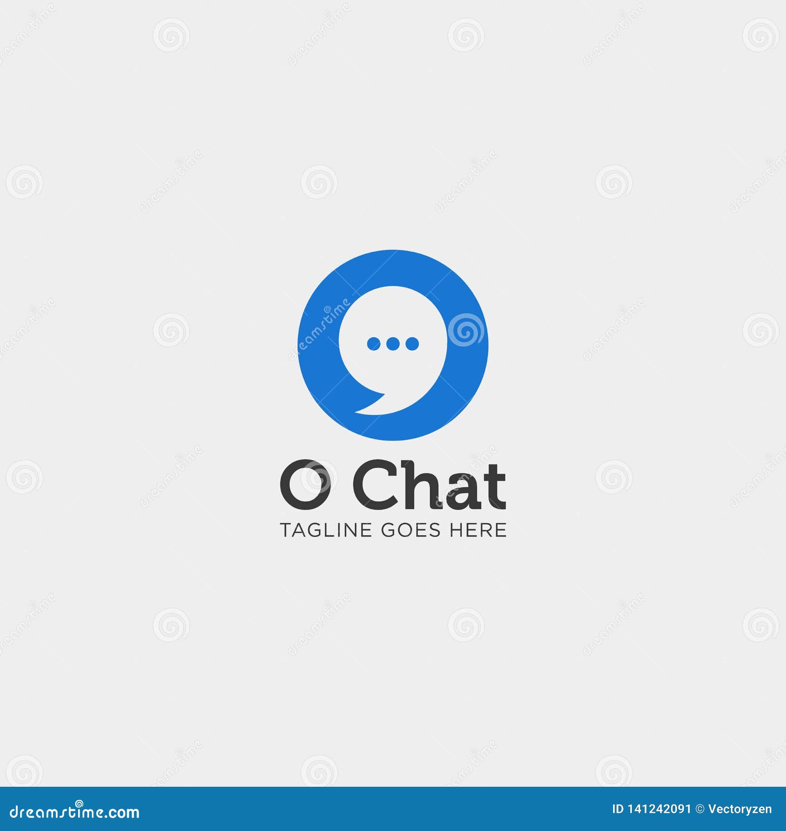 Chat, Message, Speech, Conversation Logo Template with Business Card ...