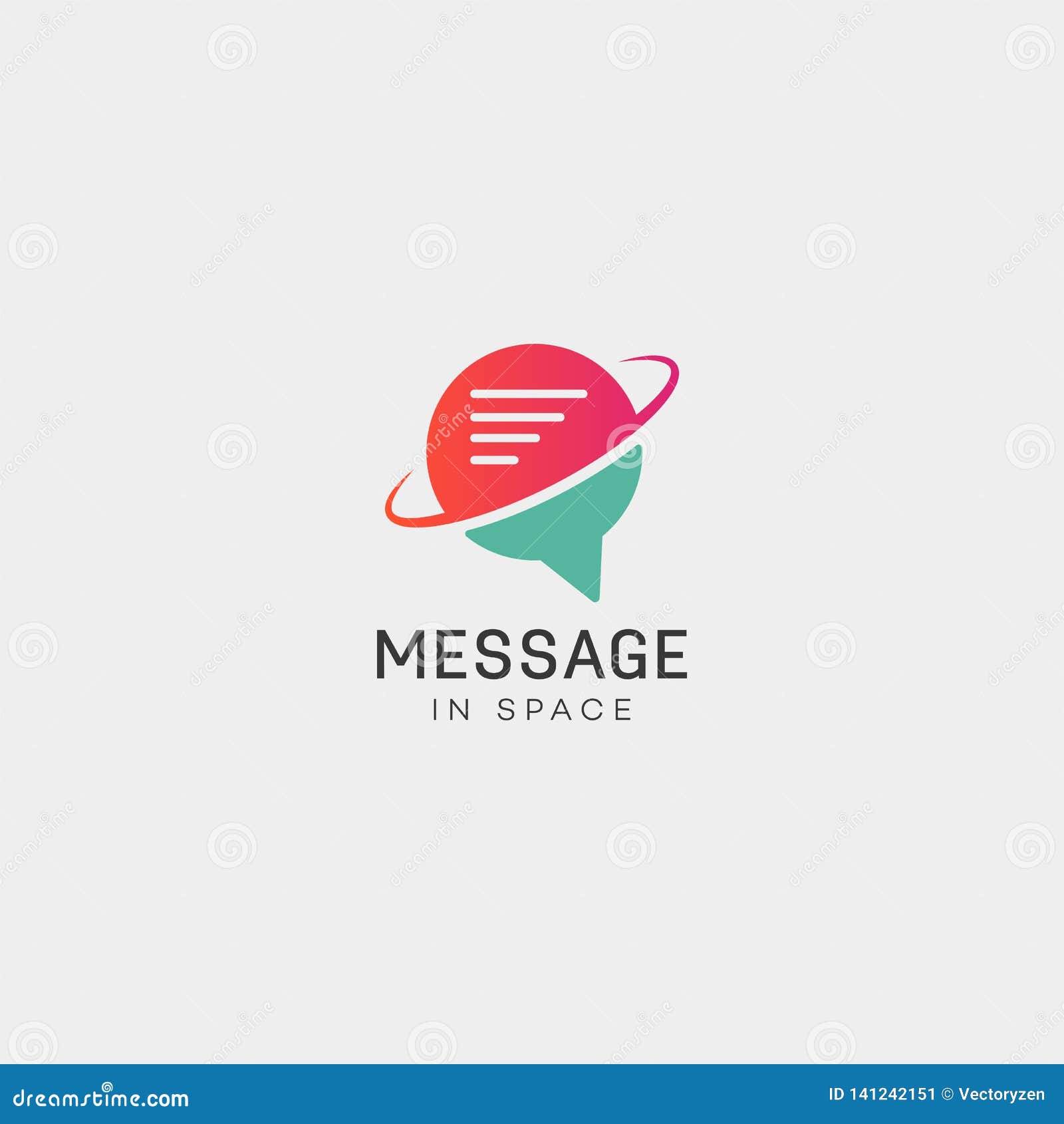 Chat, Message, Speech, Conversation Logo Template with Business Card ...