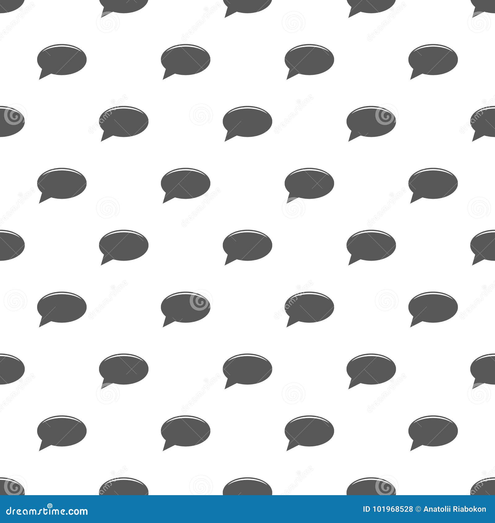 Chat pattern seamless stock vector. Illustration of design - 101968528