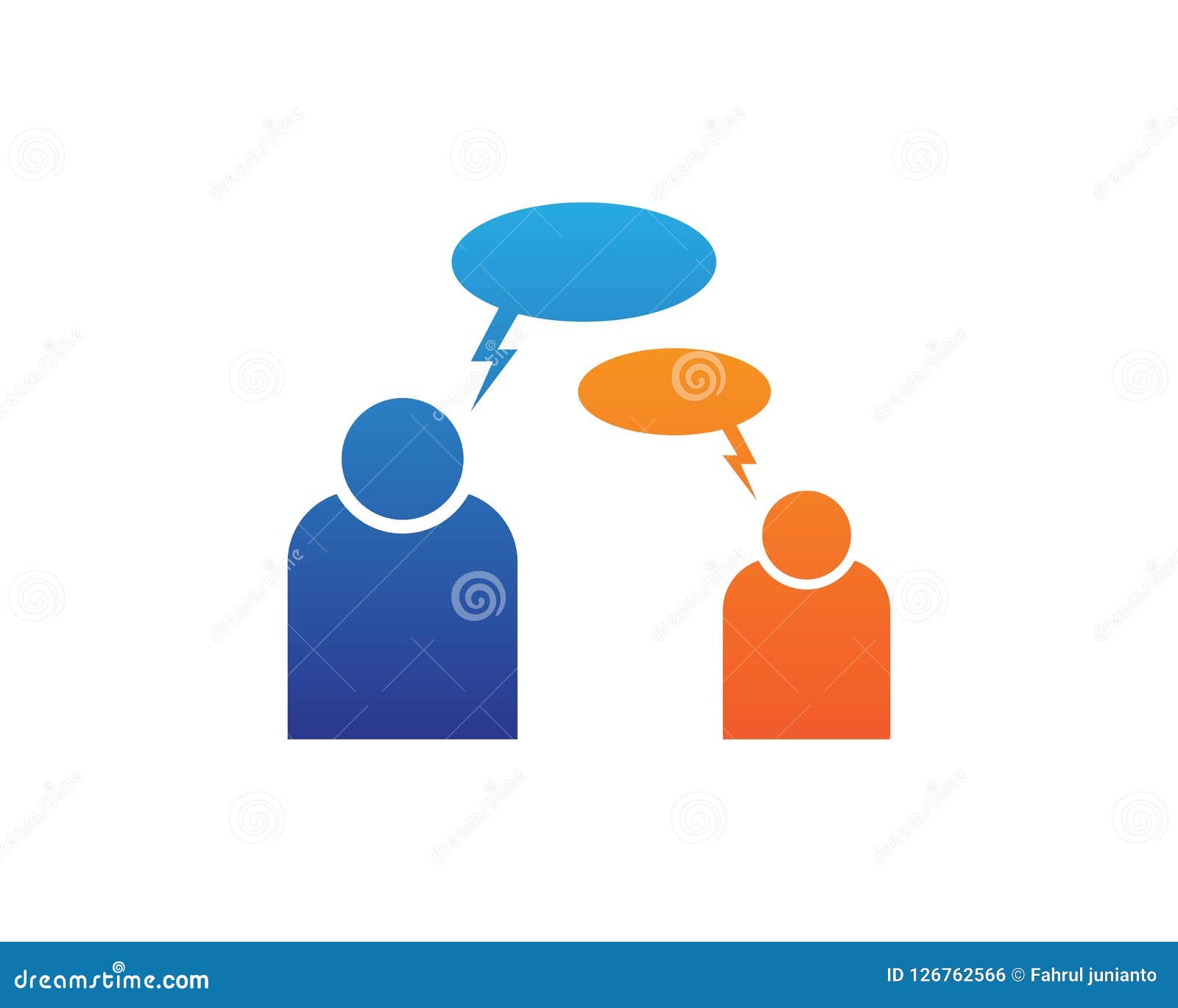 Chat People Logo Design Template Stock Vector - Illustration of circle ...