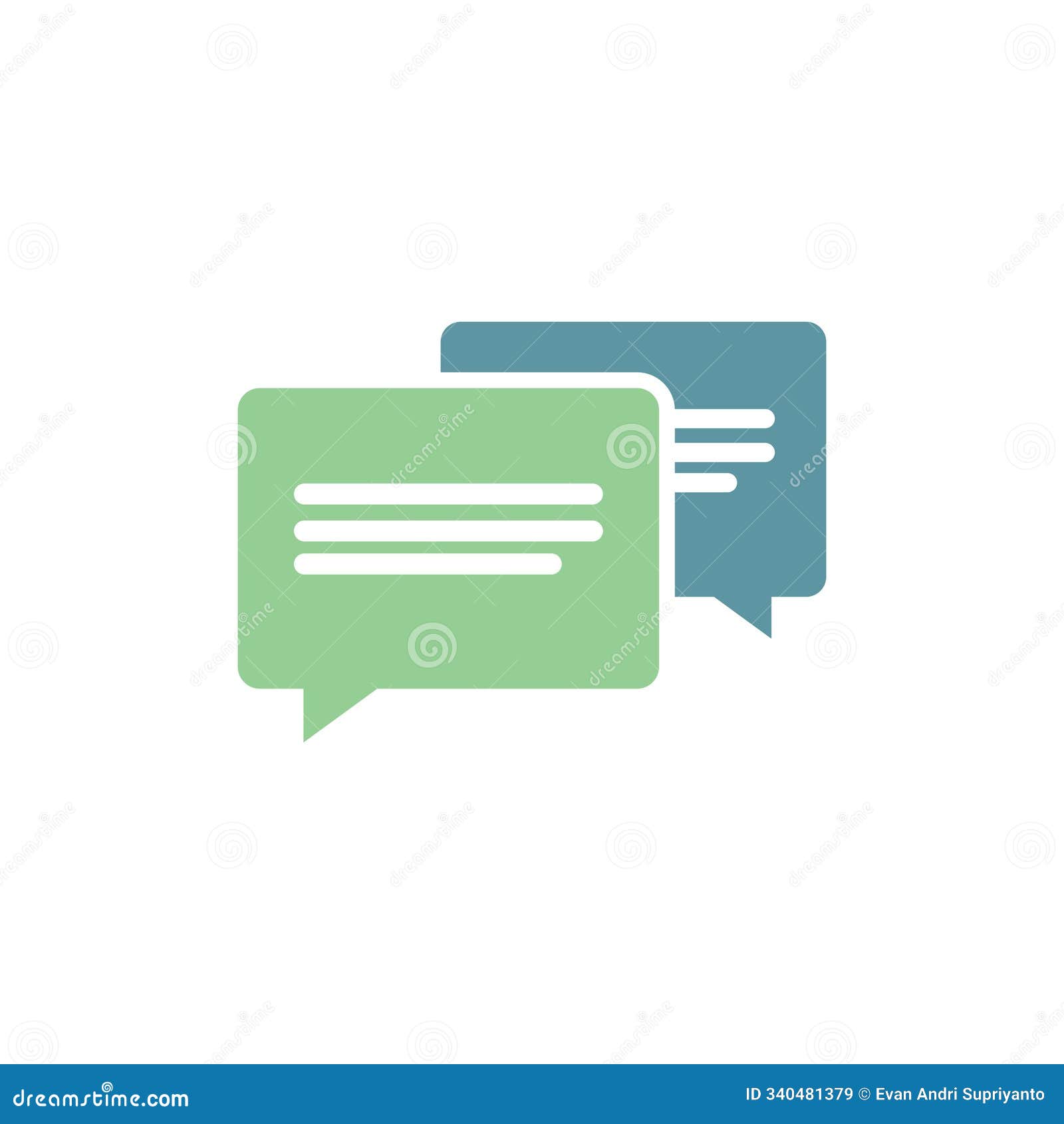 Chat Talk Pixel Perfect Logo Vector Symbol Stock Vector - Illustration ...
