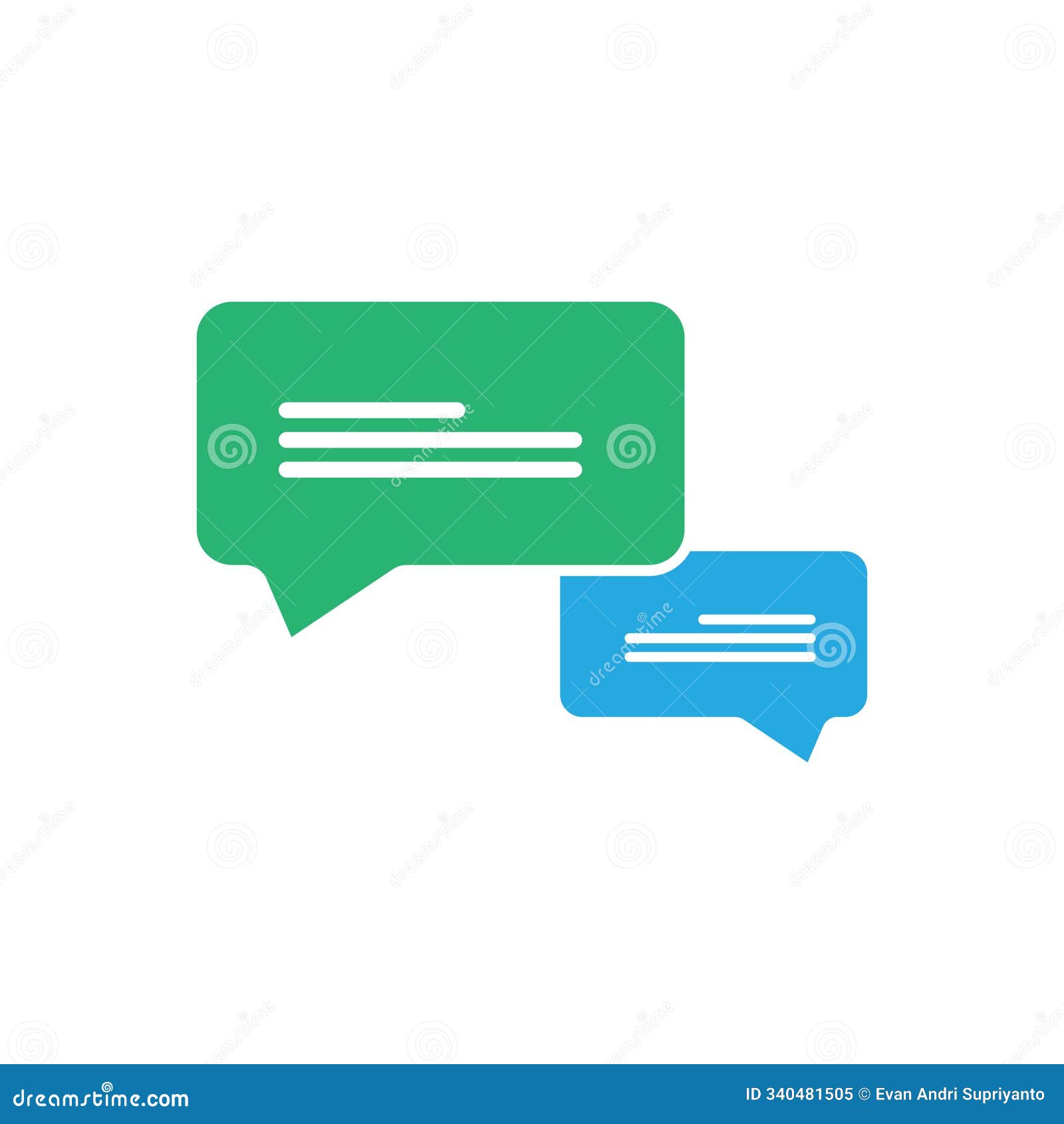Chat Talk Pixel Perfect Logo Vector Symbol Stock Vector - Illustration ...