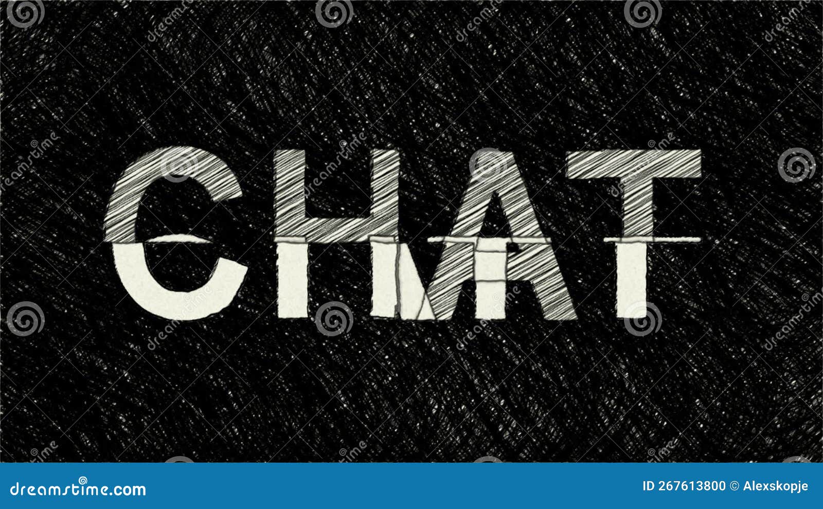 Chat Text Hand Draw Animation Stock Footage - Video of conversation ...