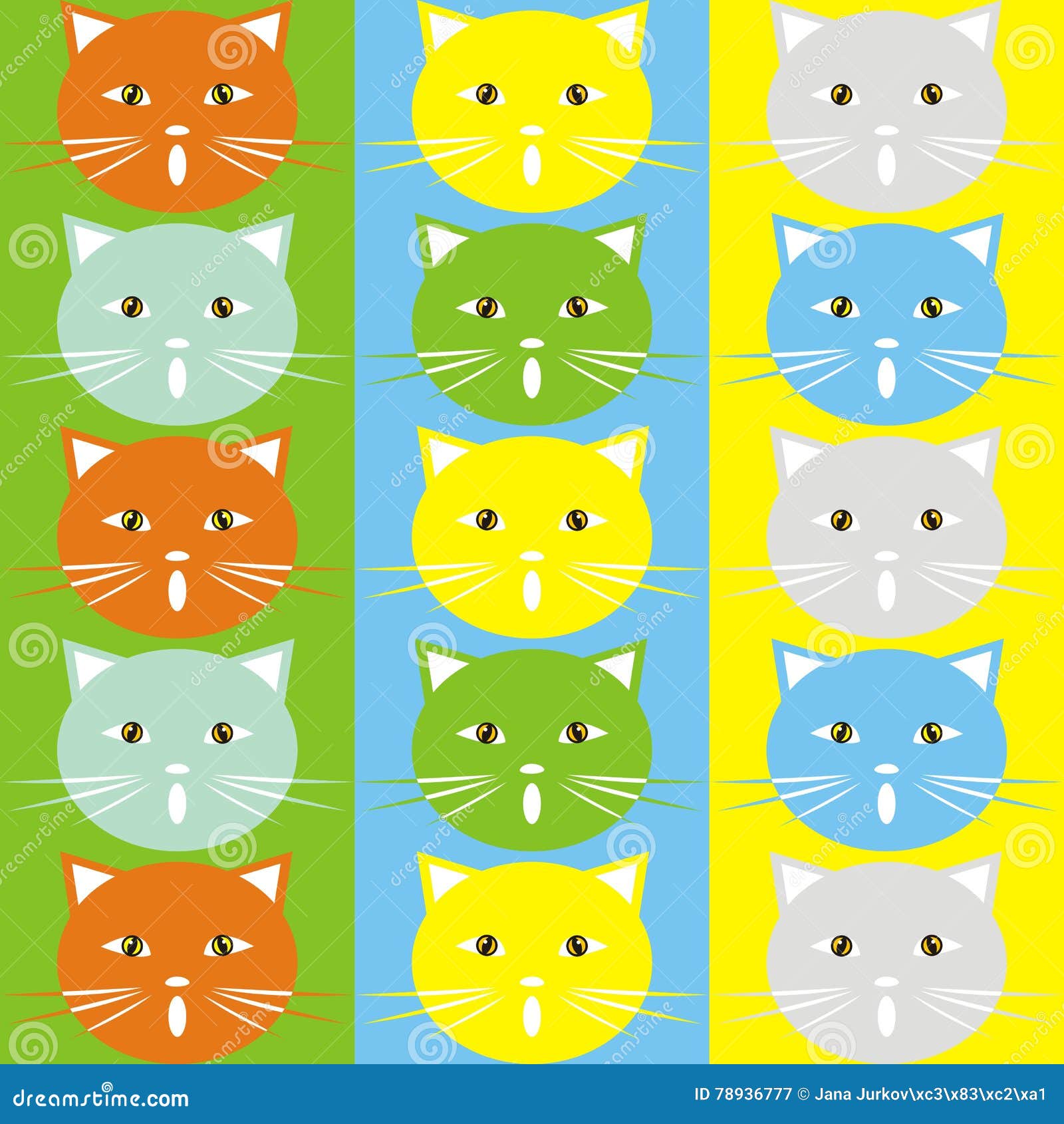 Chat, Texture, Fond De Vecteur Illustration de Vecteur - Illustration ...