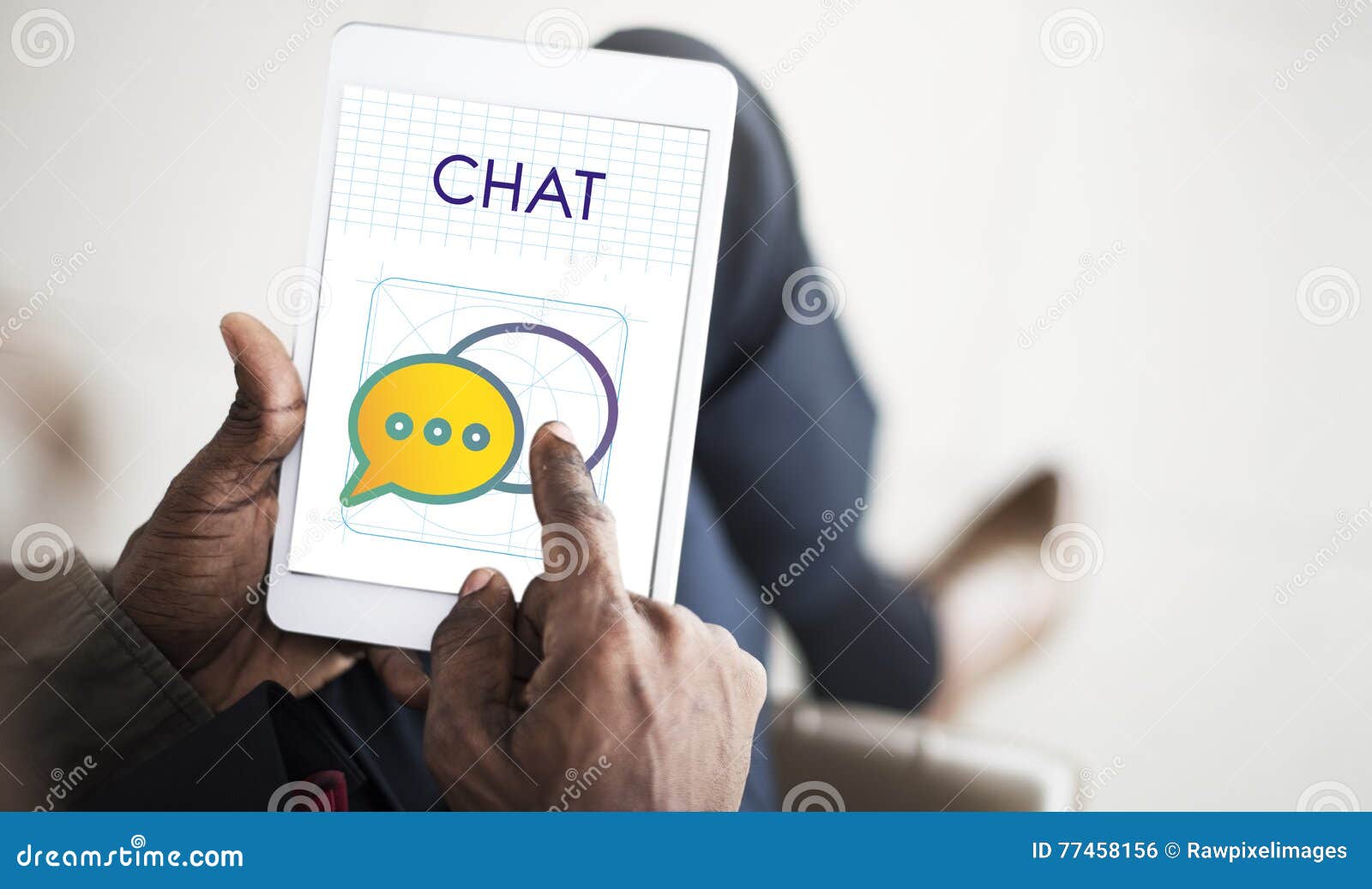 Chat Trends Interact Connection Discussion Concept Stock Photo - Image ...