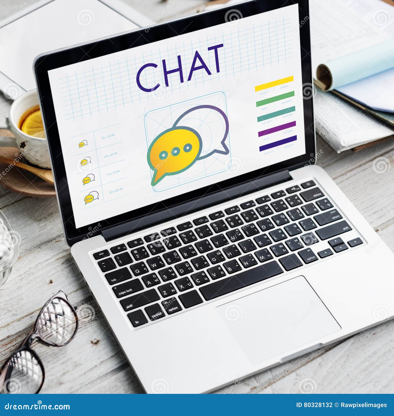 Chat Trends Interact Connection Discussion Concept Stock Photo - Image ...