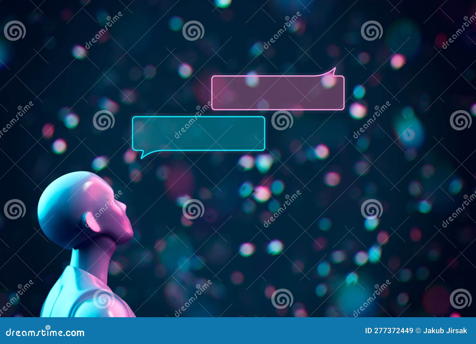 Chatbot Artificial Intelligence Communication Concept Stock Image ...