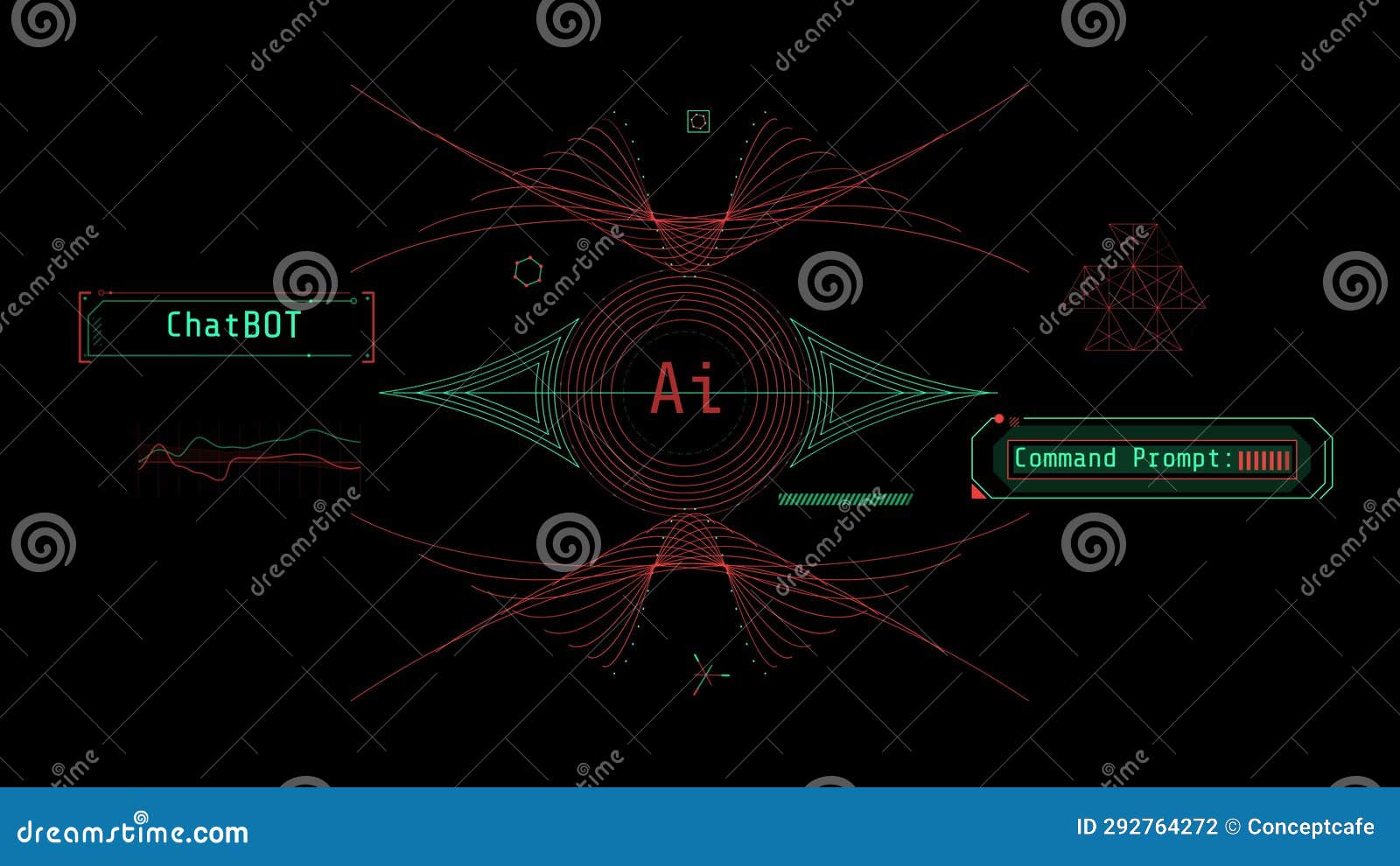 Chatbot and Artificial Intelligence Infographics on Alpha Channel ...