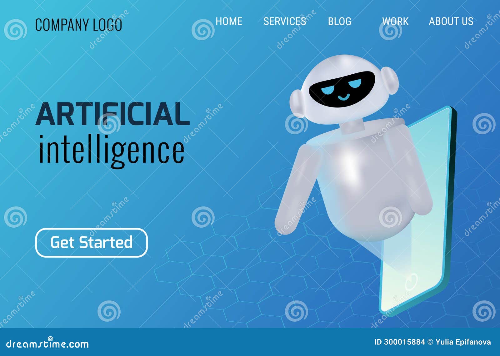 Chatbot Assistant in Robot Form, Possessing Artificial Intelligence in ...