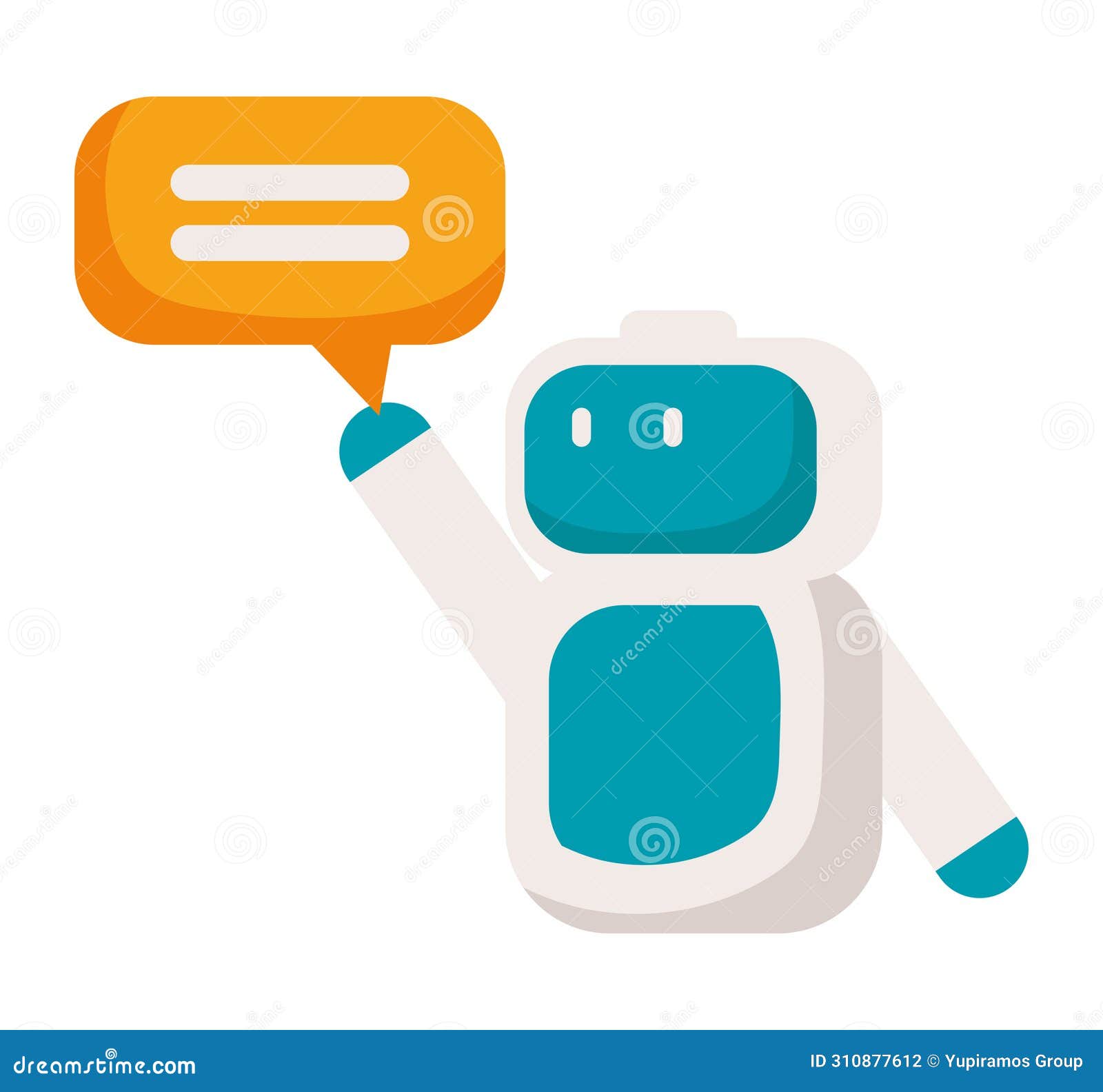 Chatbot Assistant In Robot Form, Possessing Artificial Intelligence In ...