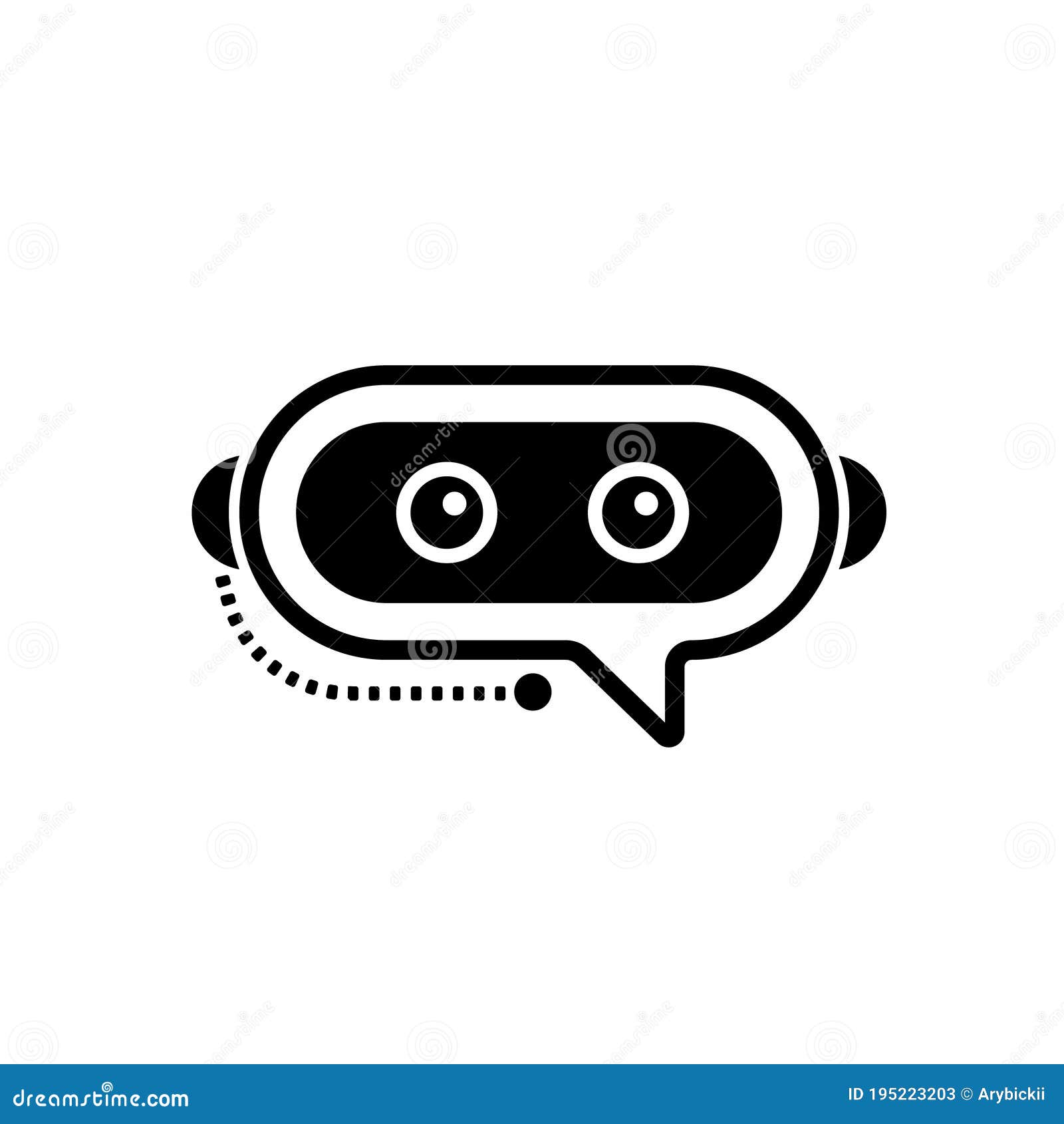 Chatbot Robo Advisor Conversation With Speech Bubbles On Mobile Royalty ... Chatbot Robo Advisor Conversation With Speech Bubbles On Mobile Royalty ...