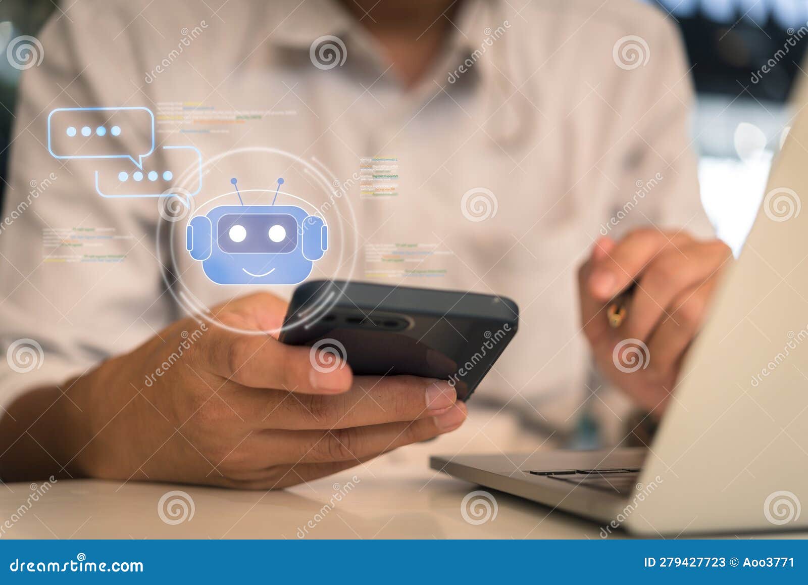 Chatbot Conversation Ai Artificial Intelligence Technology Online ...