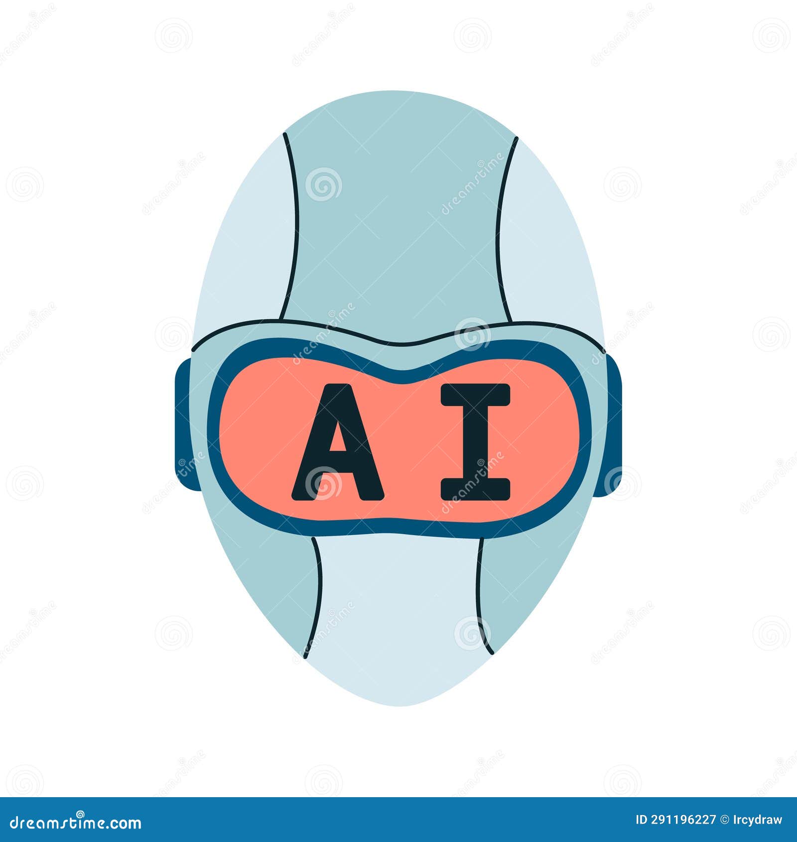 Chatbot and Digital Cyborg, AI Bot Character Android, Stock ...