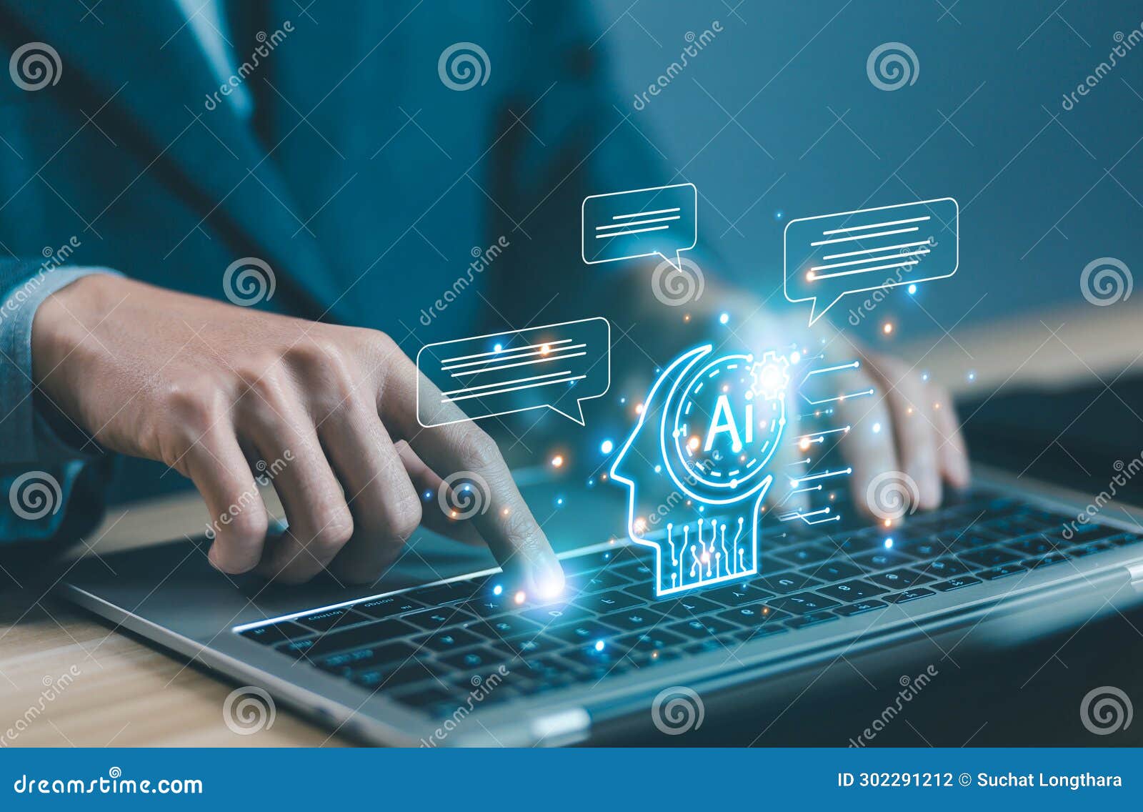 Ai Chat Digital Technology Bot Artificial Intelligence Open For ...