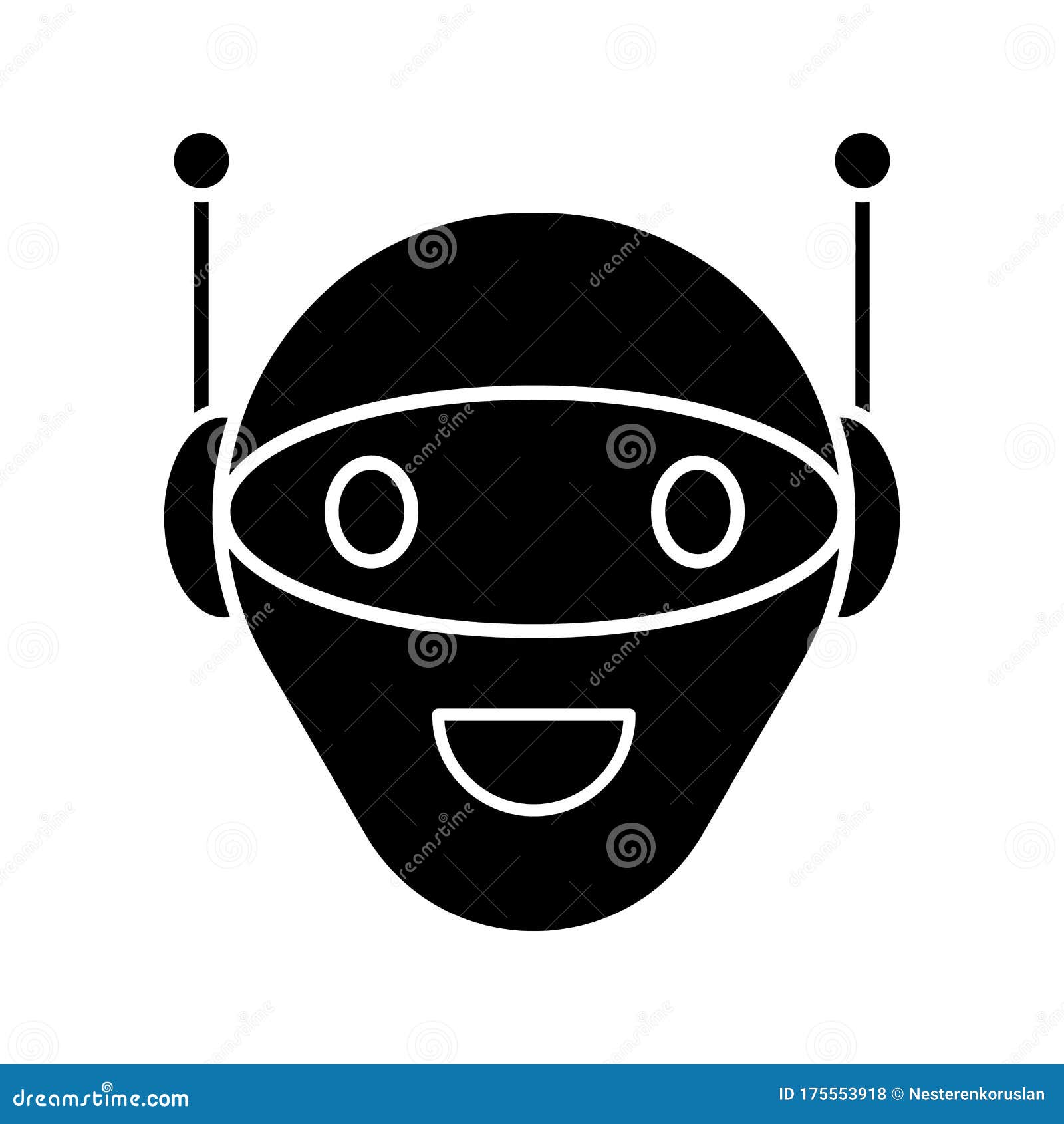 Chatbot glyph icon stock vector. Illustration of pictogram - 175553918 Chatbot glyph icon stock vector. Illustration of pictogram - 175553918