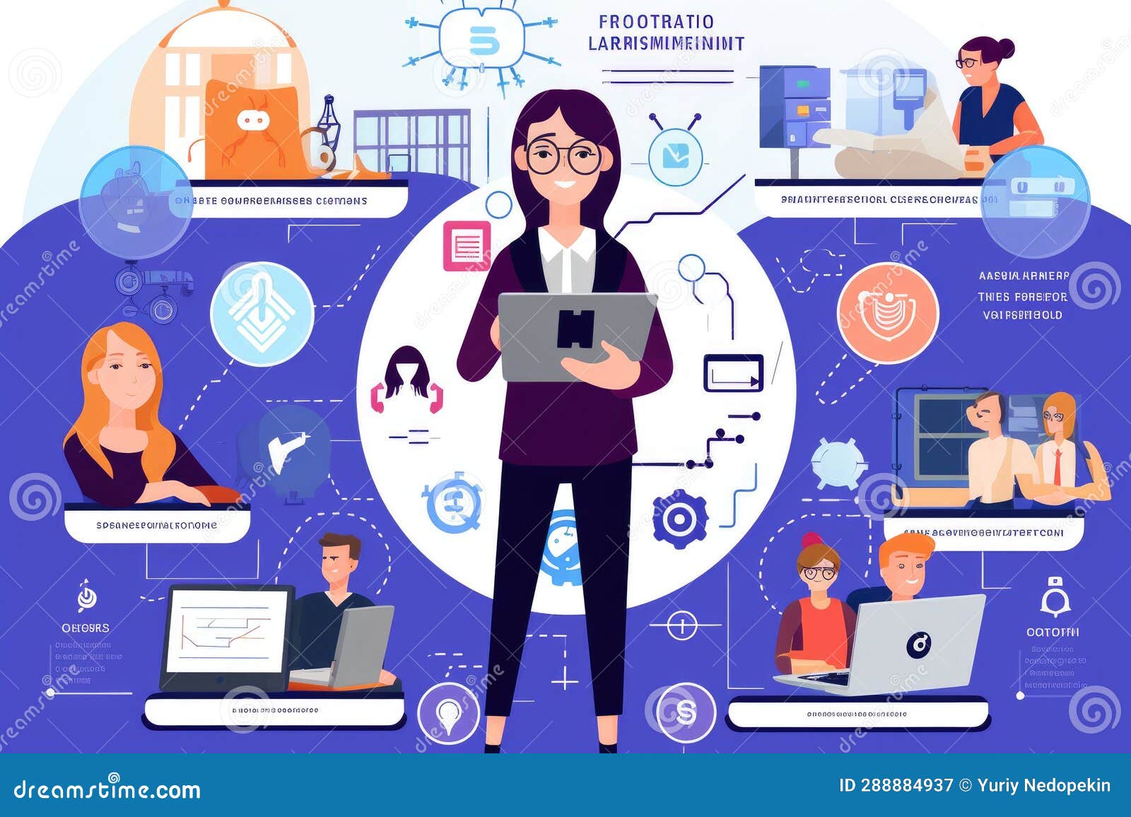 The Chatbot Helps the Student Find Information and Write an Essay Stock ...